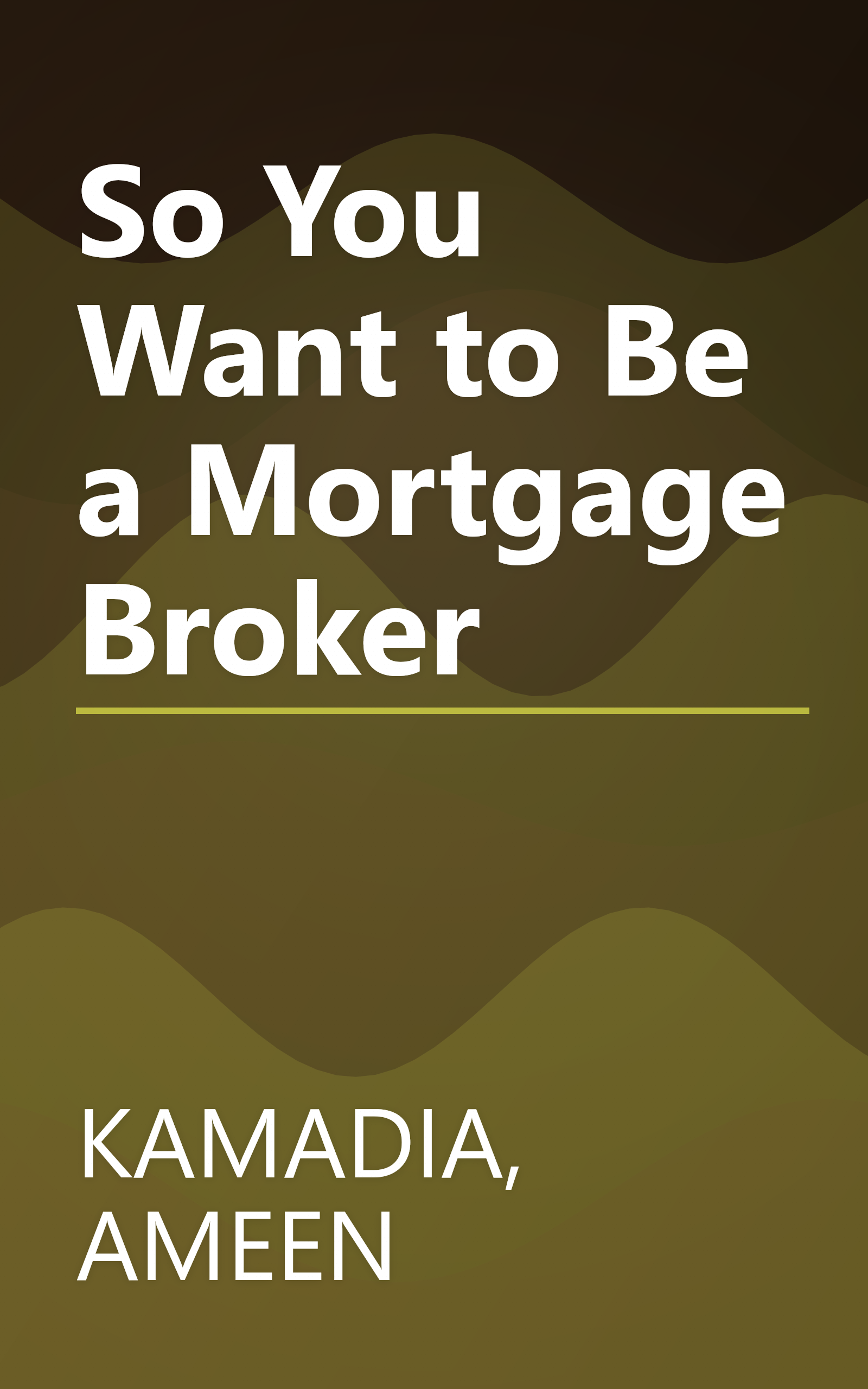 So You Want to Be a Mortgage Broker book cover
