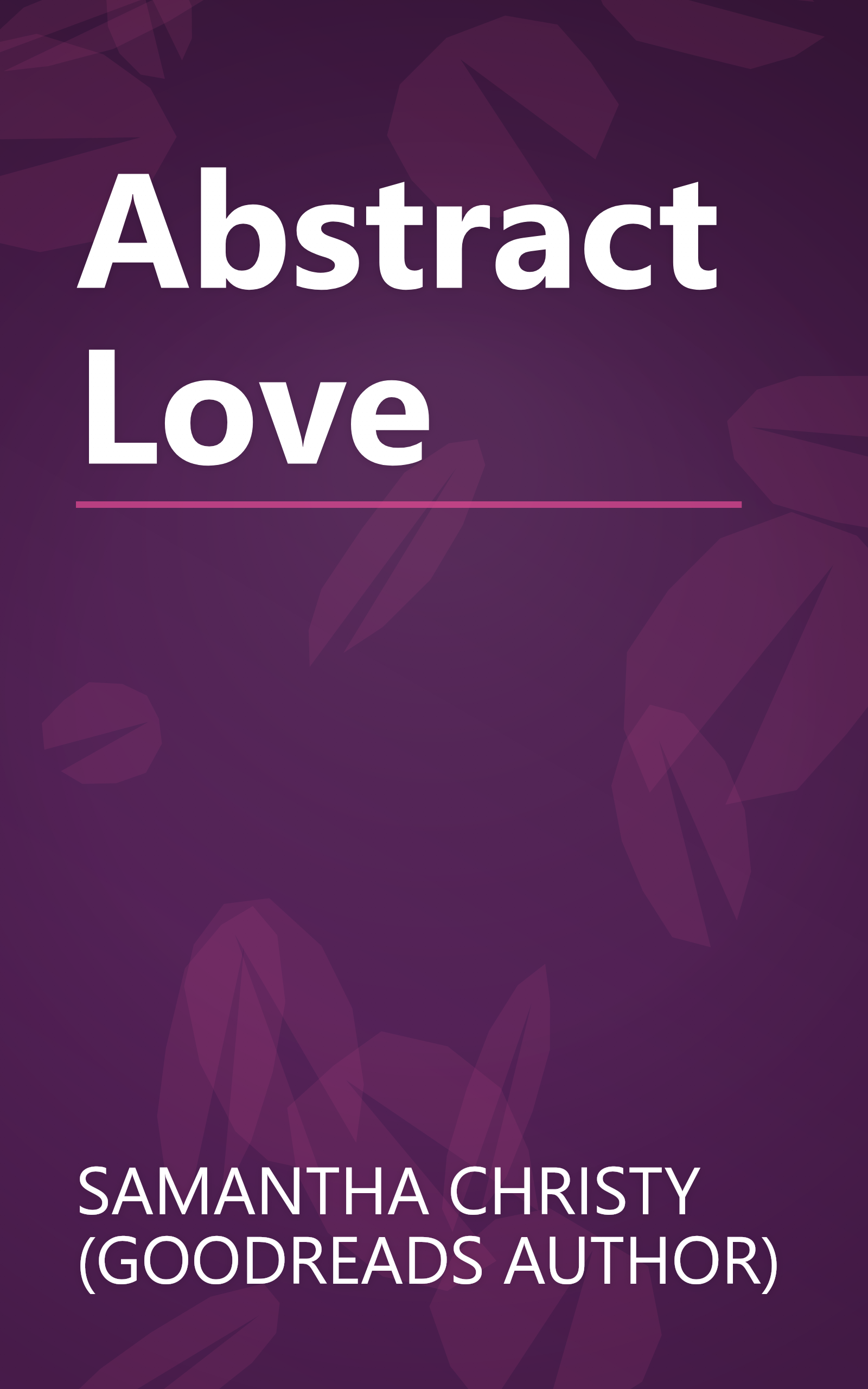Abstract Love book cover