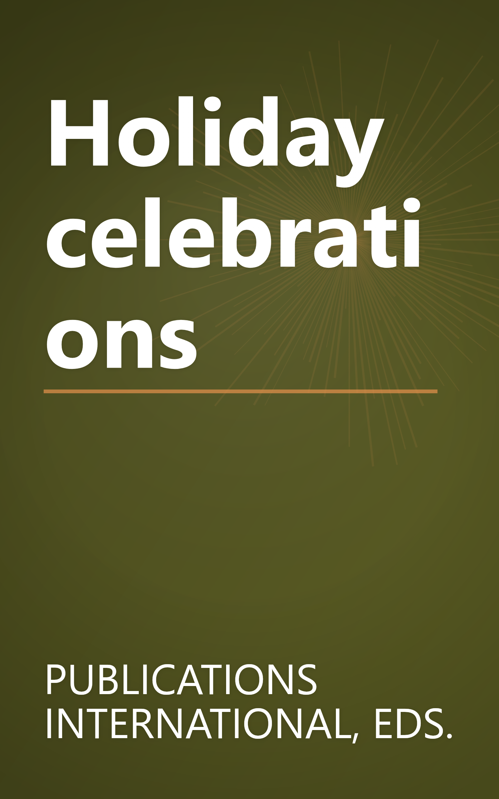 Holiday celebrations book cover