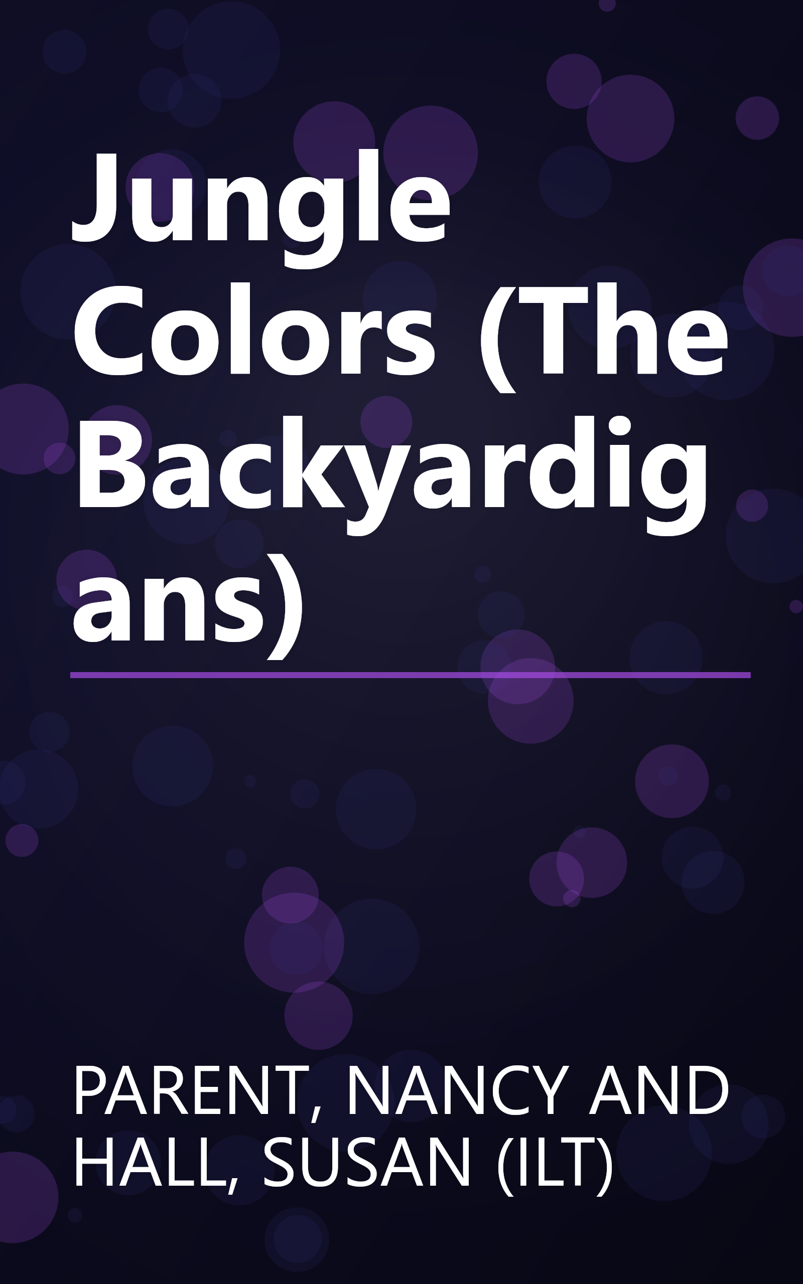 Jungle Colors (The Backyardigans) book cover