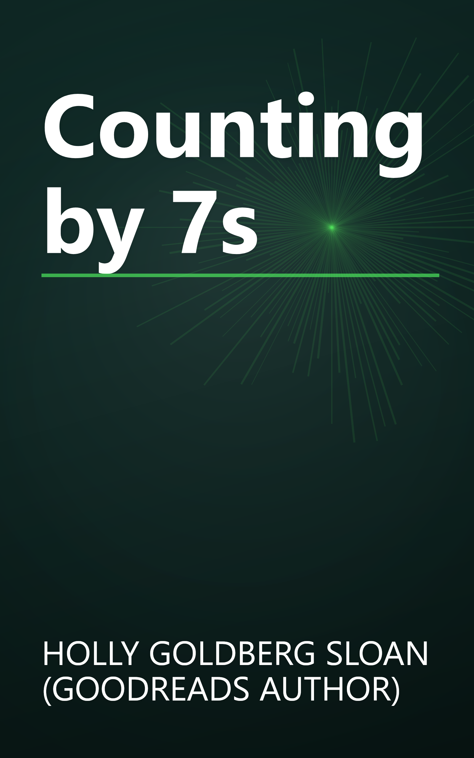 Counting by 7s book cover
