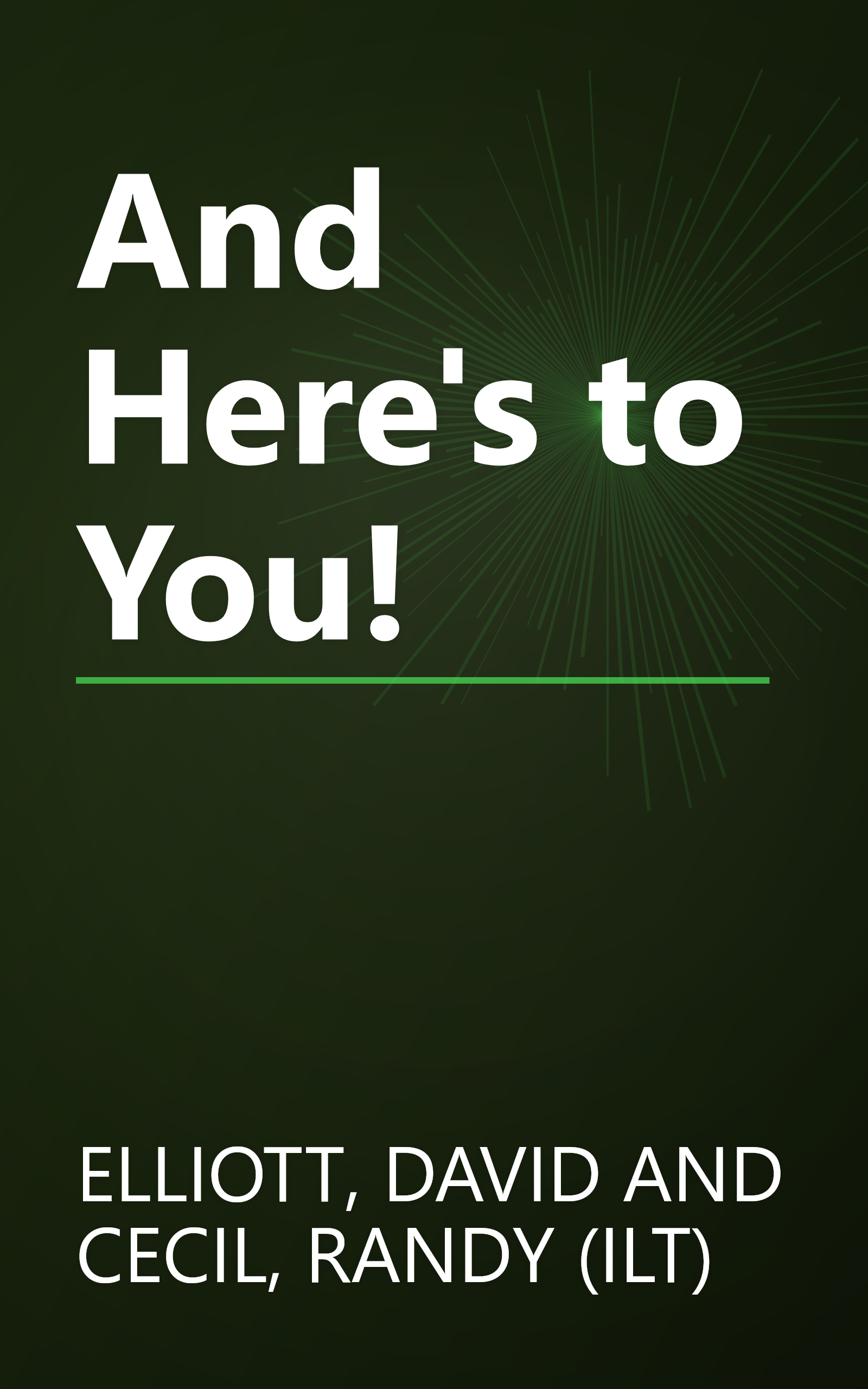 And Here's to You! book cover