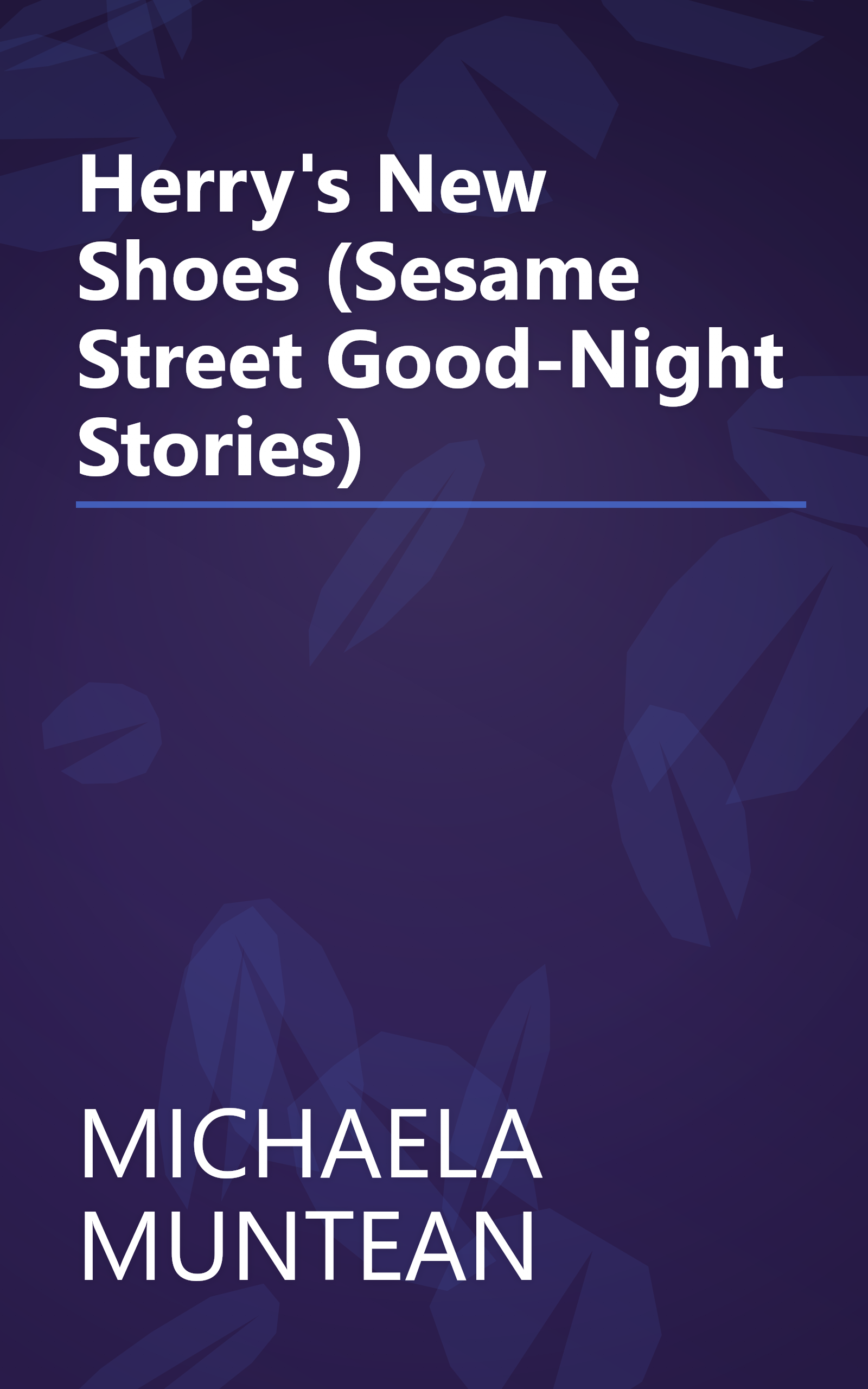 Herry's New Shoes (Sesame Street Good-Night Stories) book cover