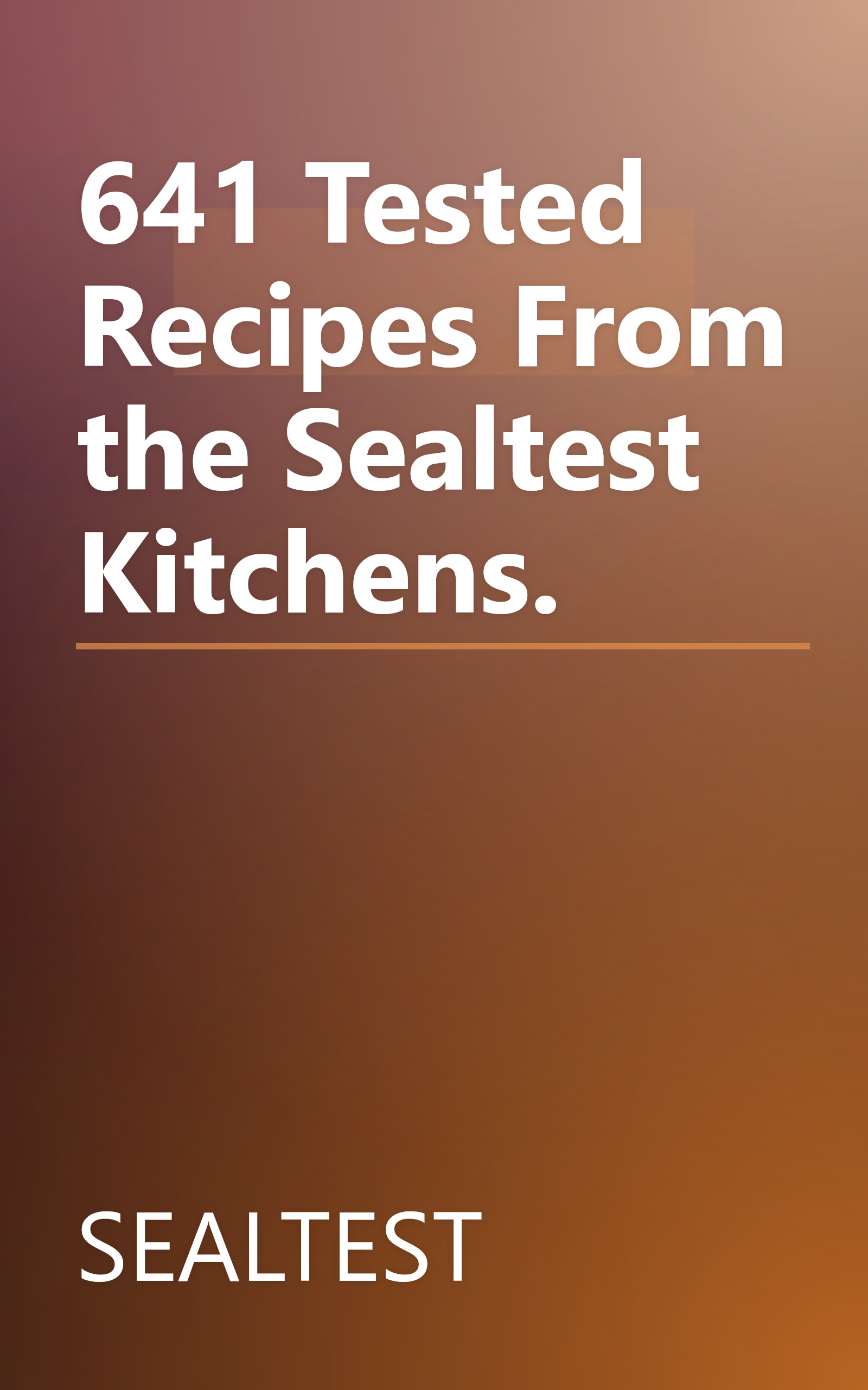 641 Tested Recipes From the Sealtest Kitchens. book cover
