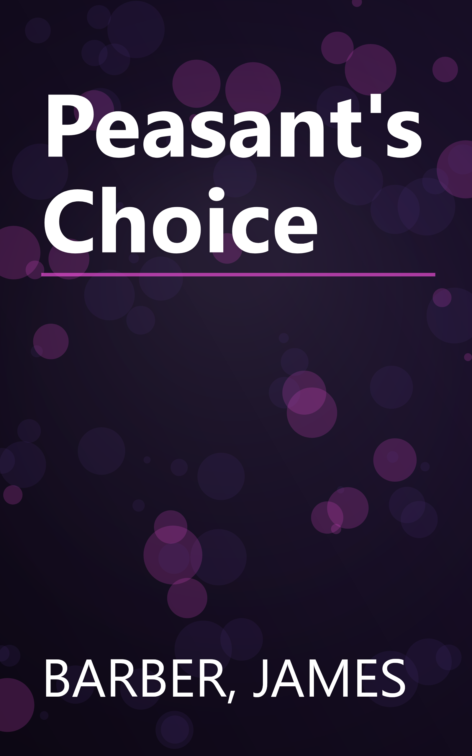 Peasant's Choice book cover