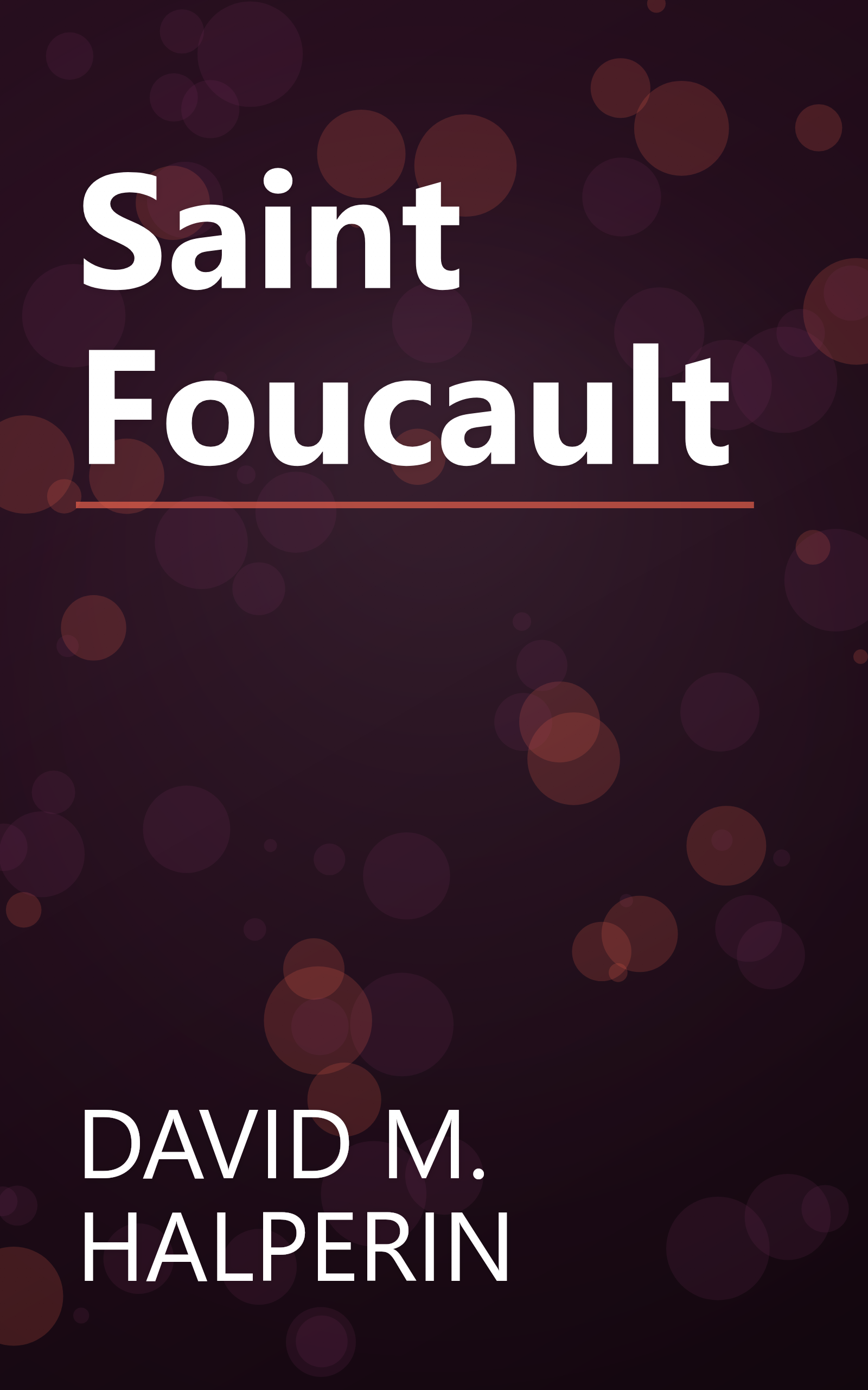 Saint Foucault book cover