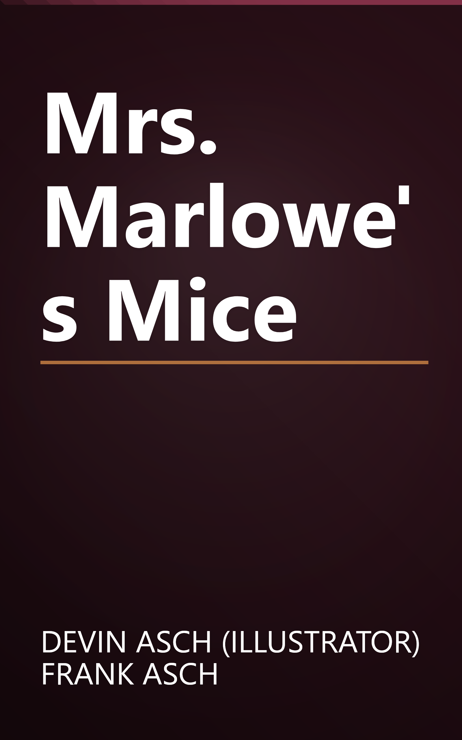 Mrs. Marlowe's Mice book cover