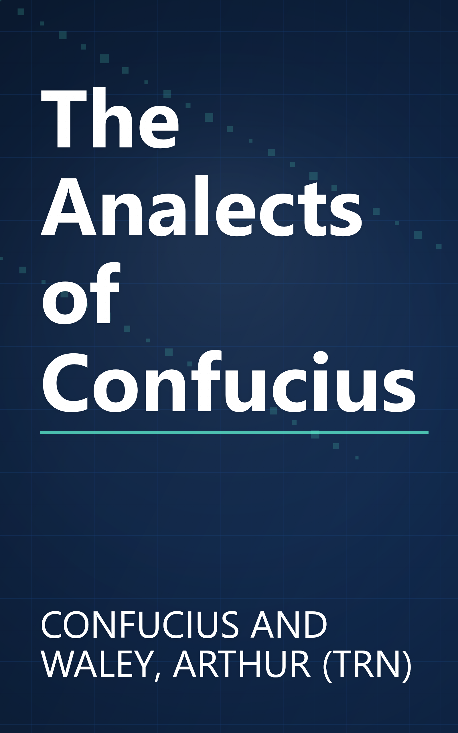 The Analects of Confucius book cover