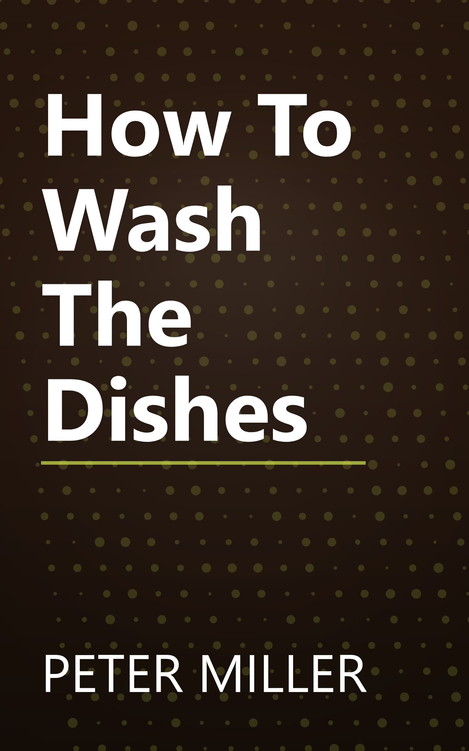 How To Wash The Dishes book cover
