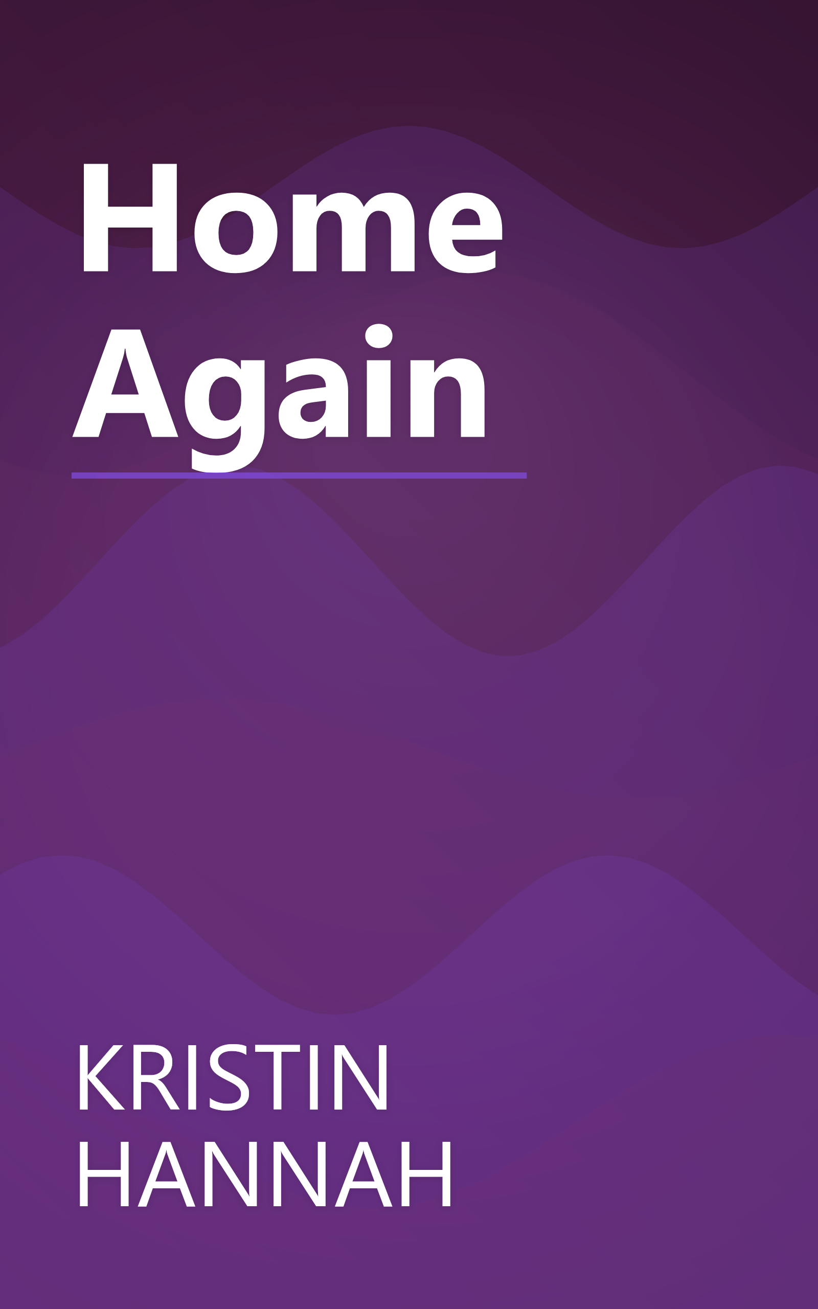 Home Again book cover