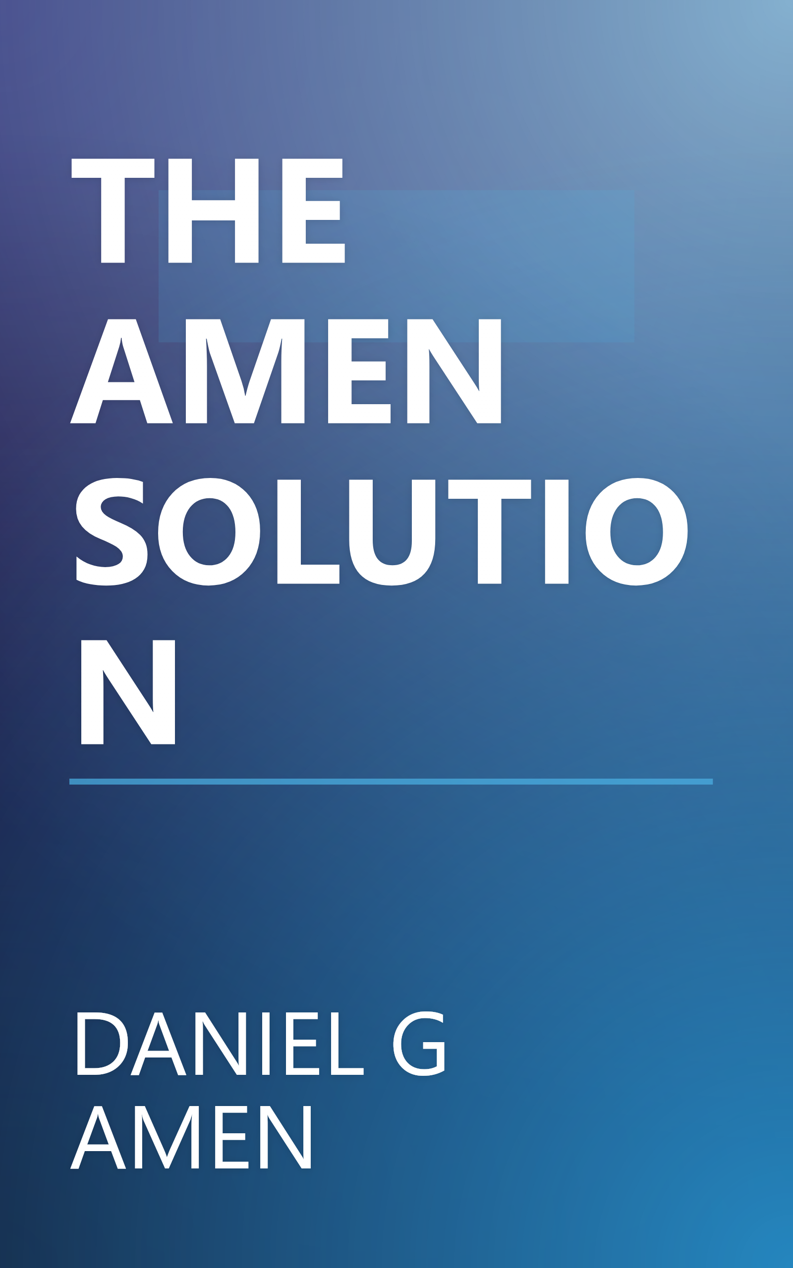 THE AMEN SOLUTION book cover