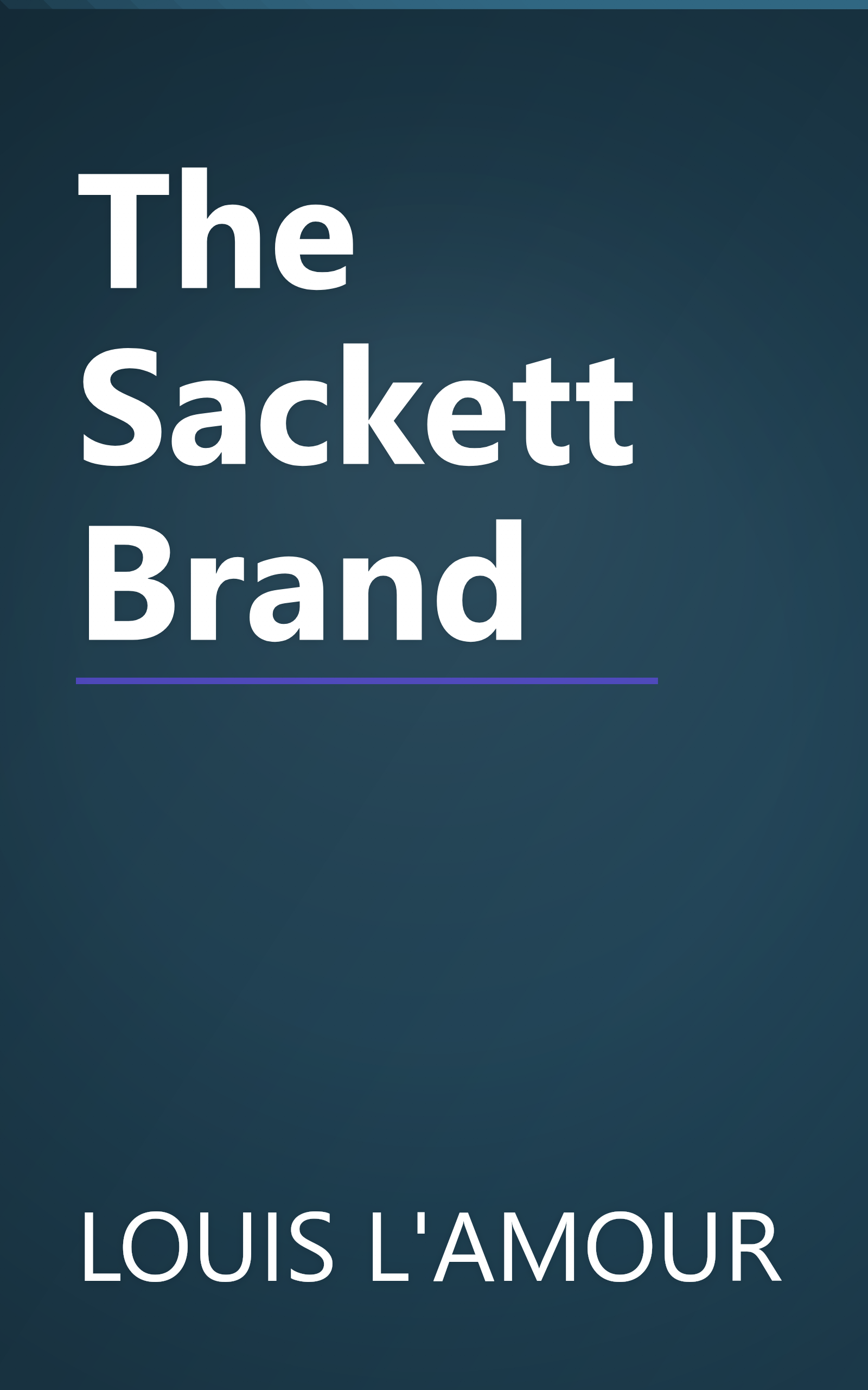 The Sackett Brand book cover