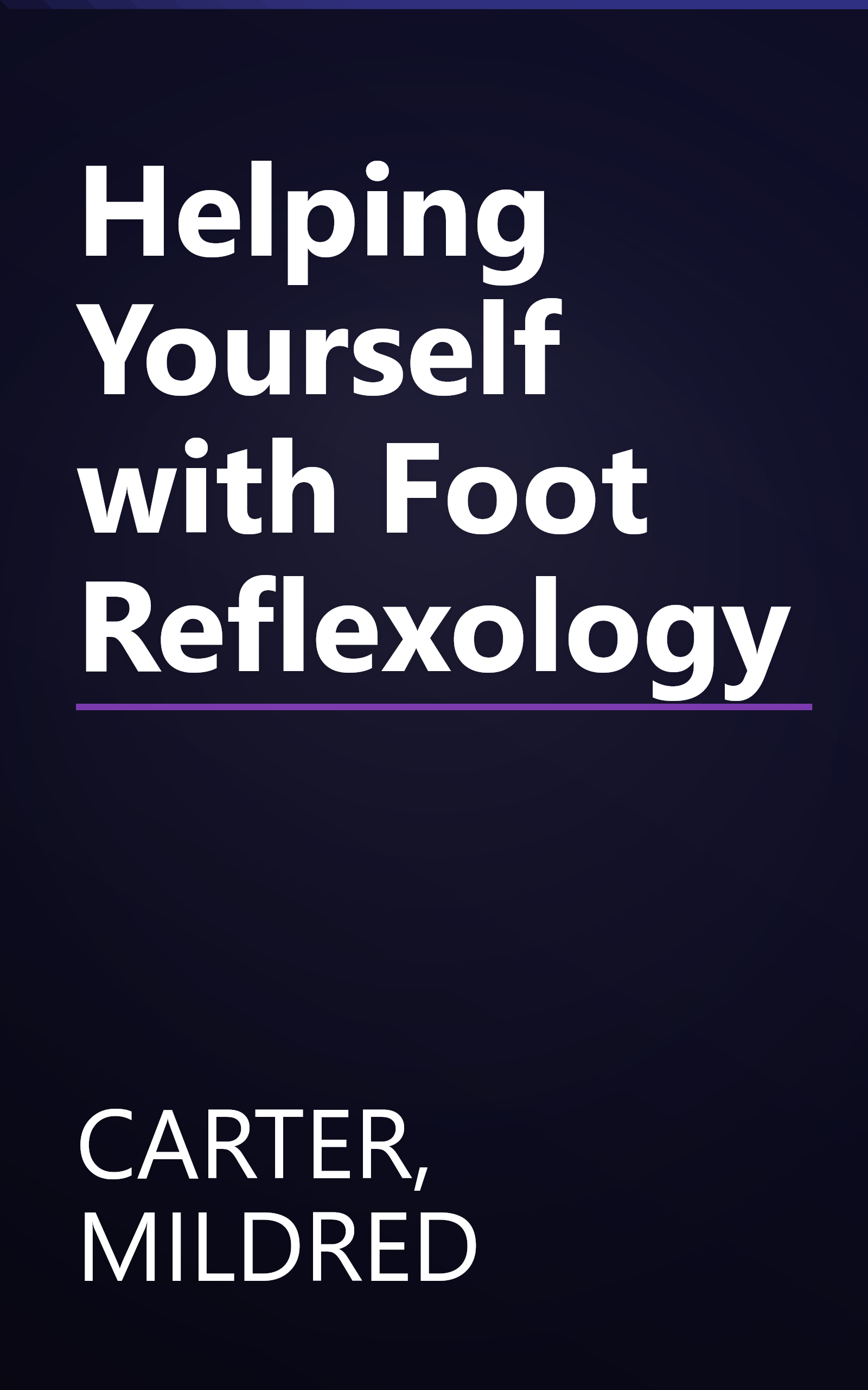 Helping Yourself with Foot Reflexology book cover