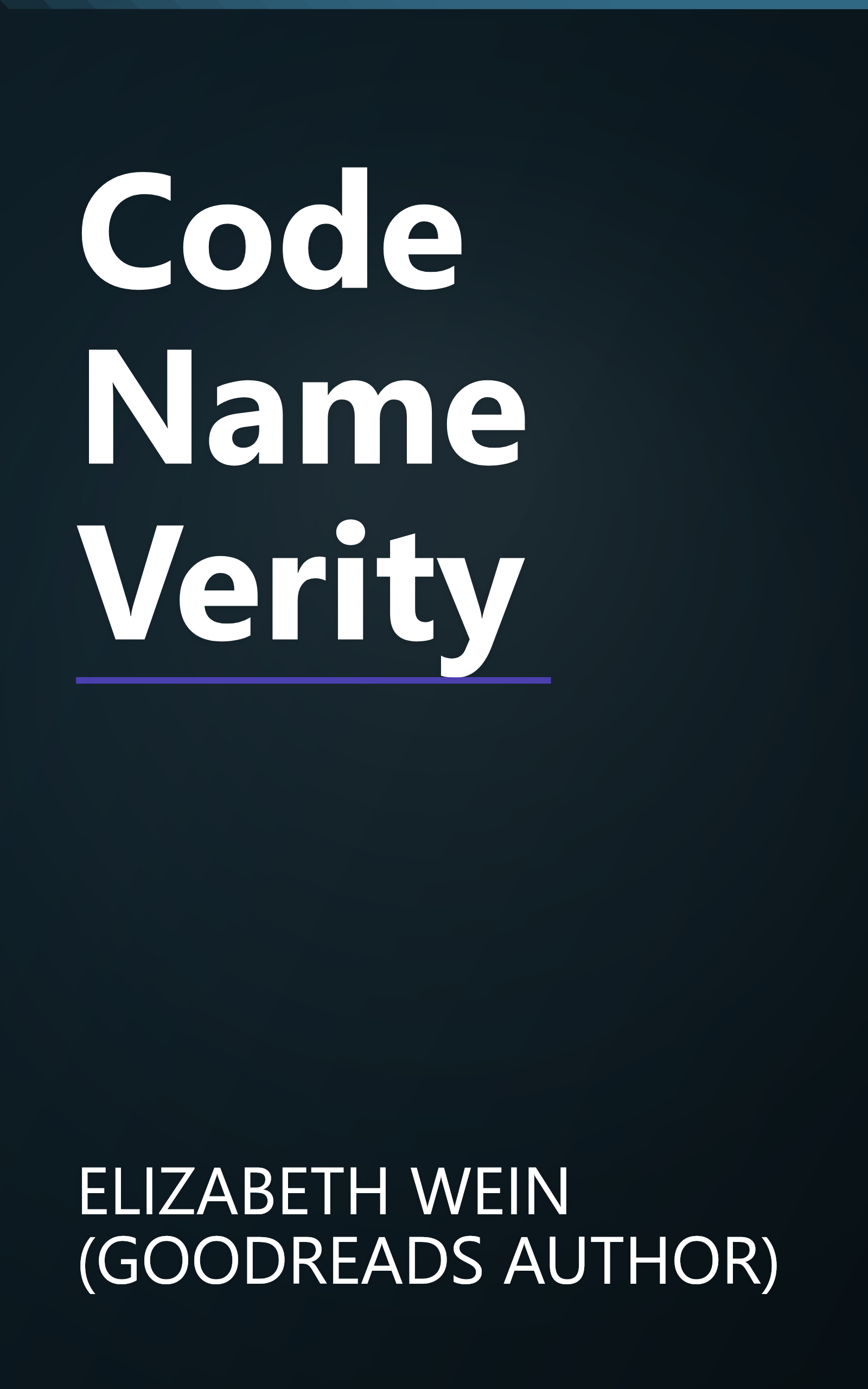Code Name Verity book cover
