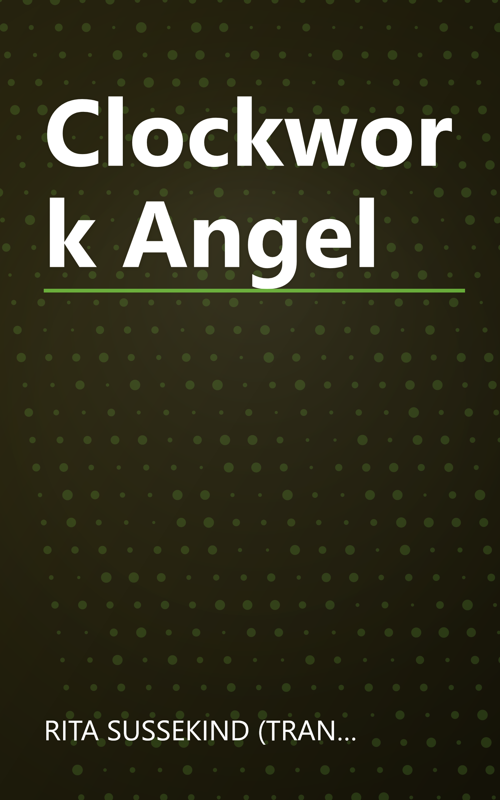 Clockwork Angel book cover