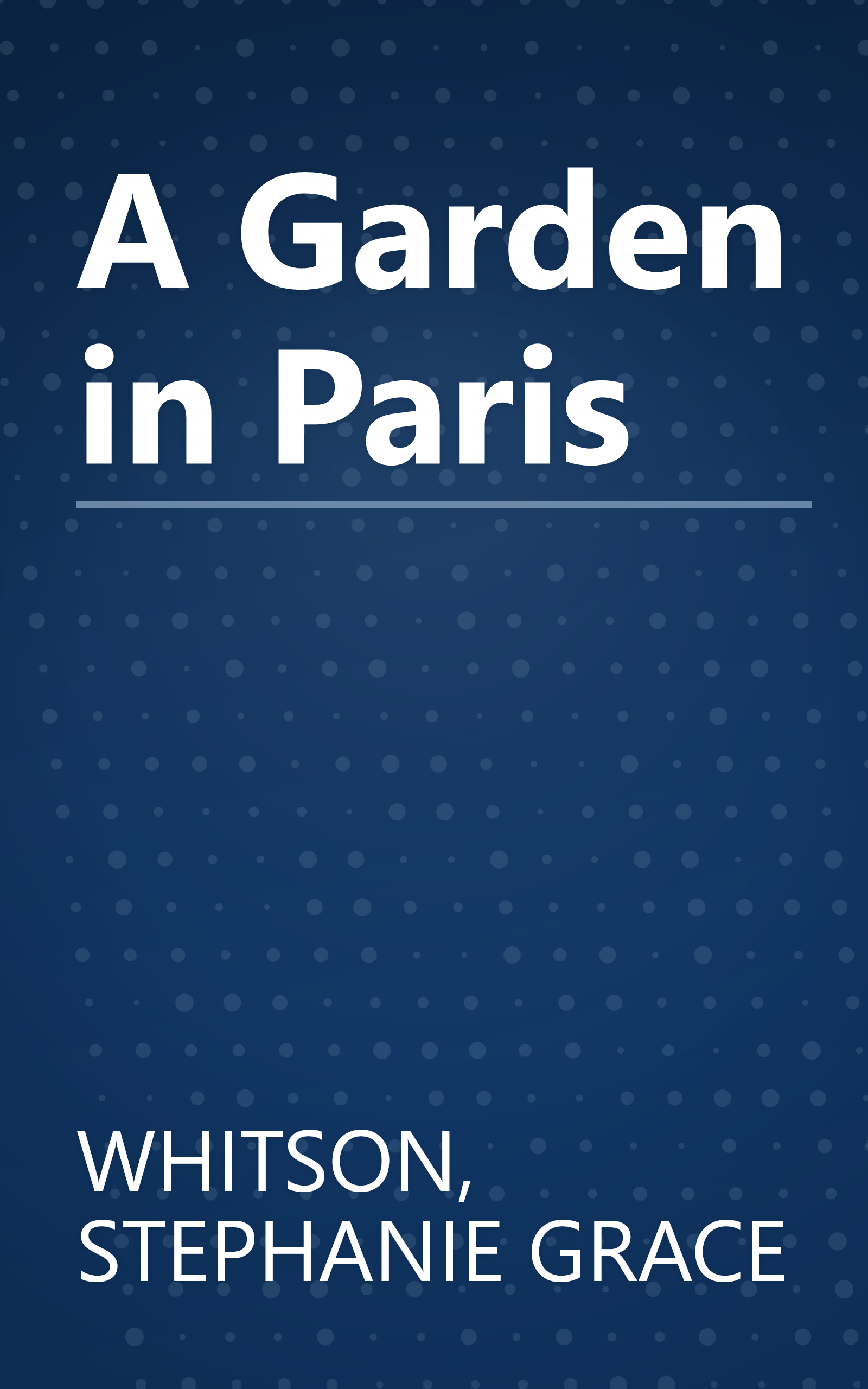 A Garden in Paris book cover