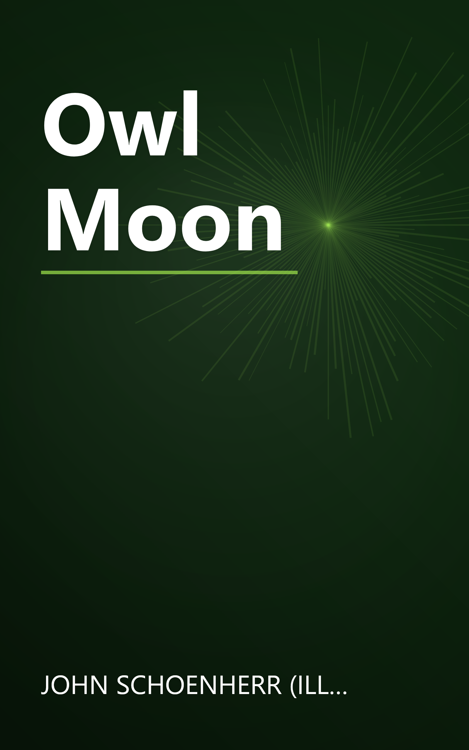 Owl Moon book cover