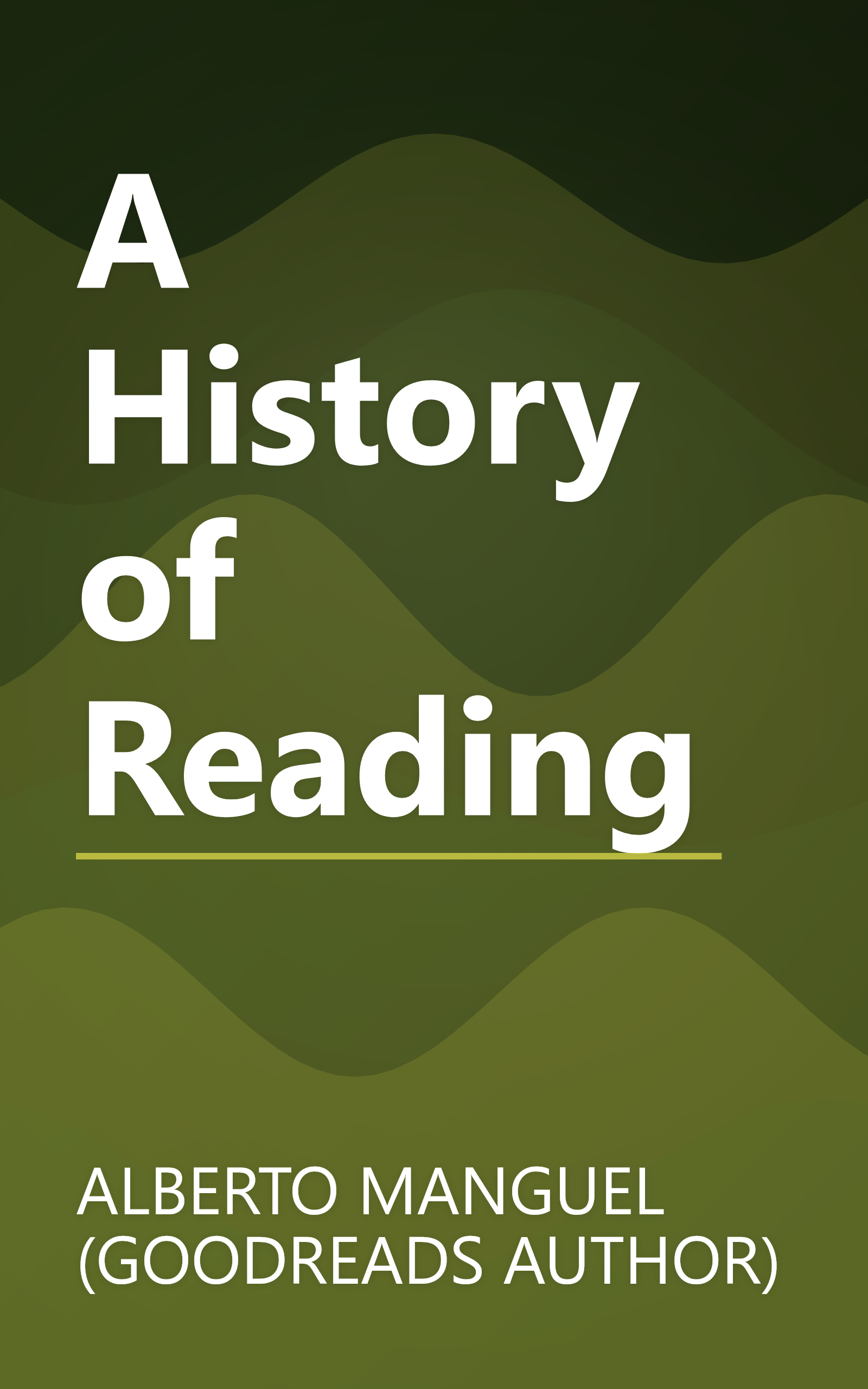 A History of Reading book cover