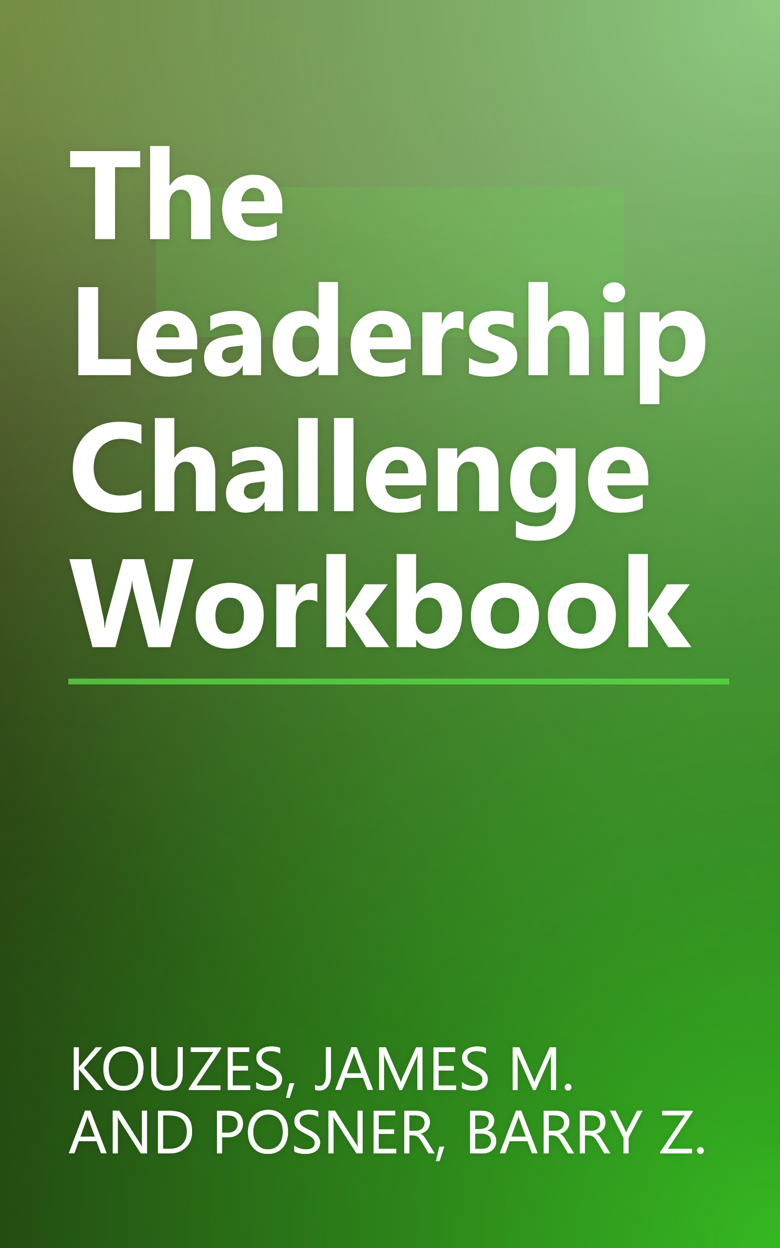 The Leadership Challenge Workbook book cover