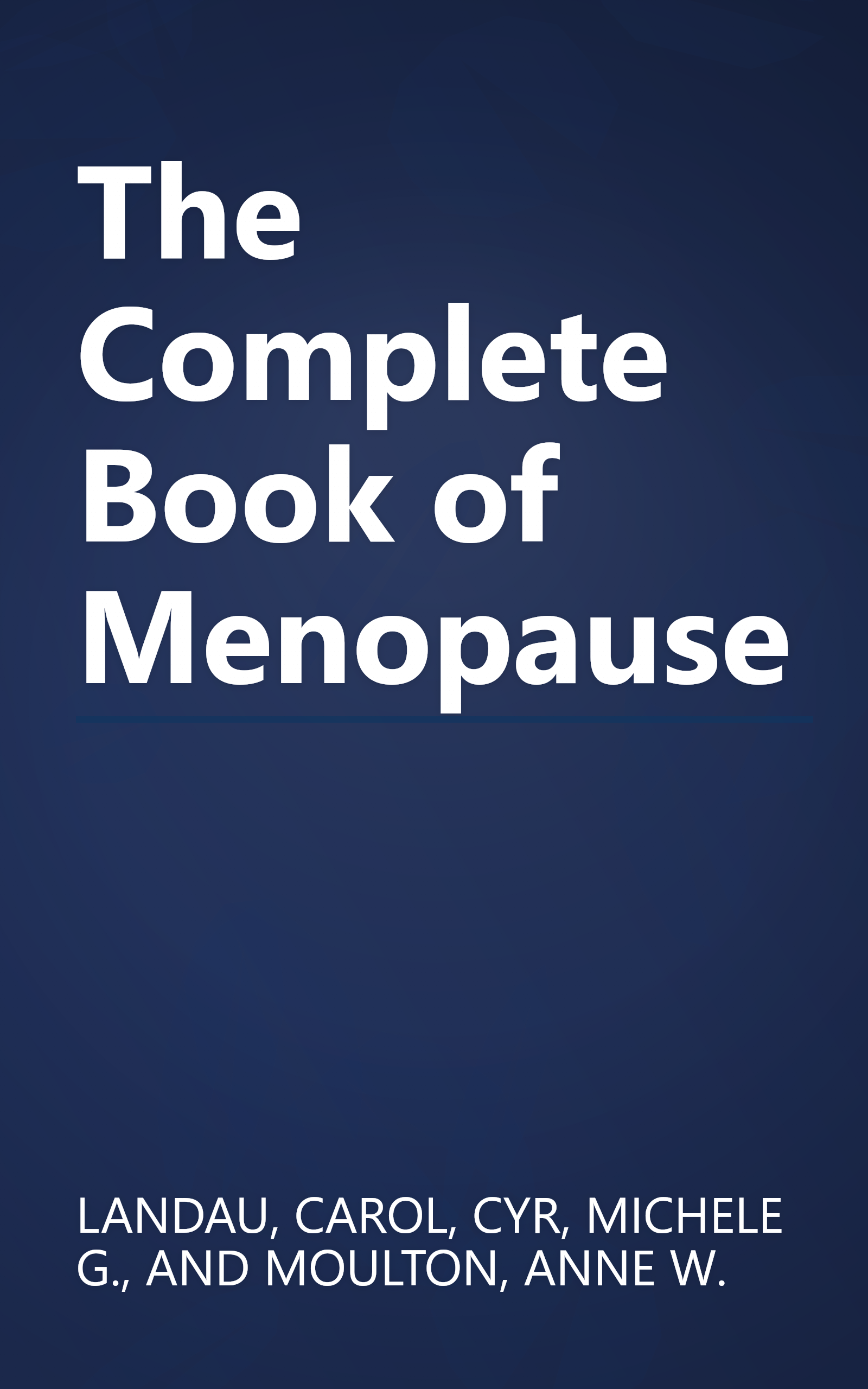 The Complete Book of Menopause book cover