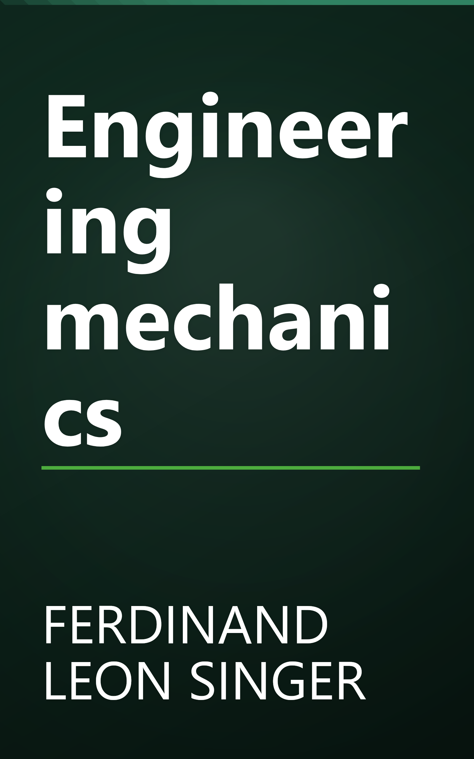 Engineering mechanics book cover