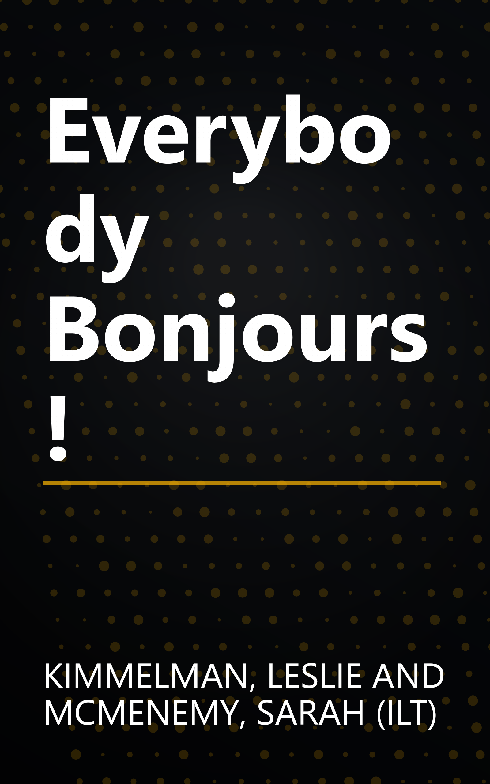 Everybody Bonjours! book cover