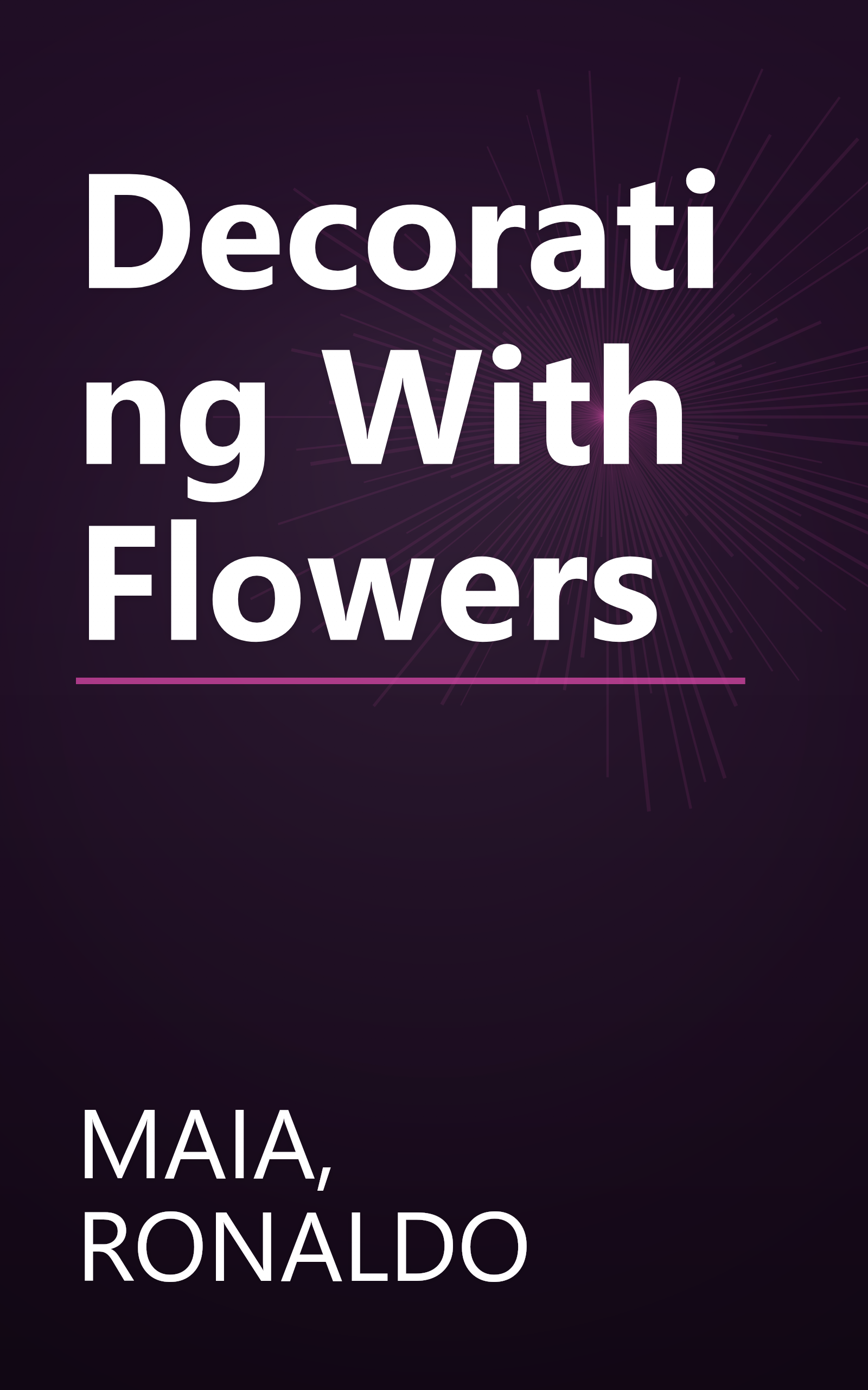 Decorating With Flowers book cover