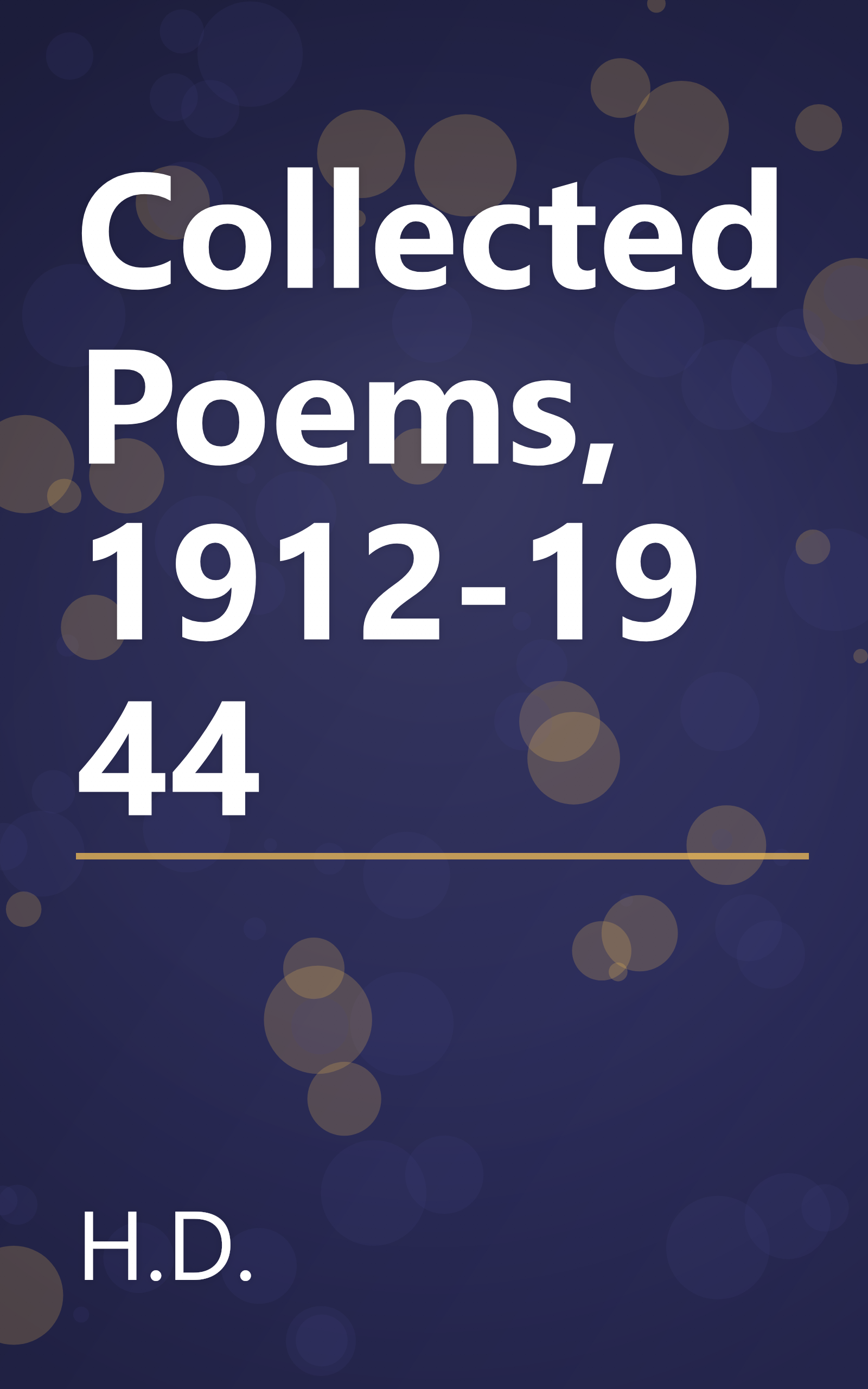 Collected Poems, 1912-1944 book cover
