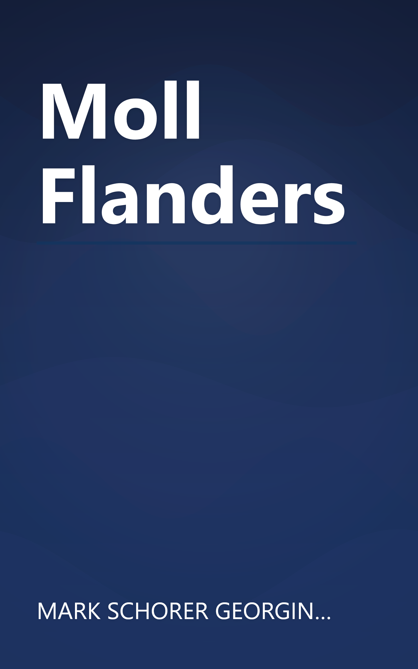 Moll Flanders book cover