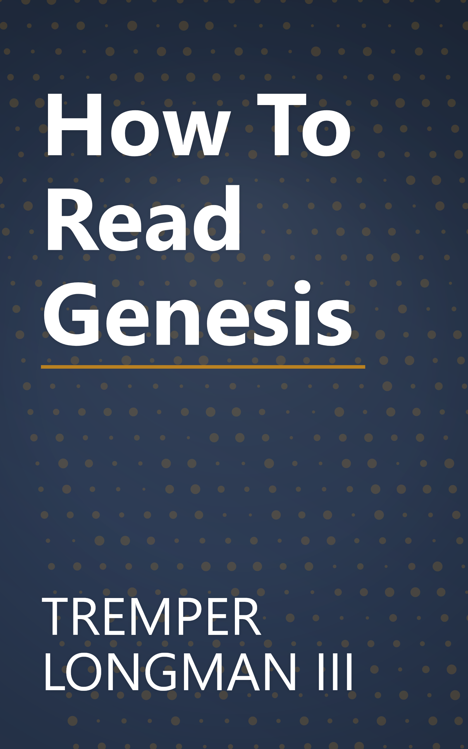 How To Read Genesis book cover
