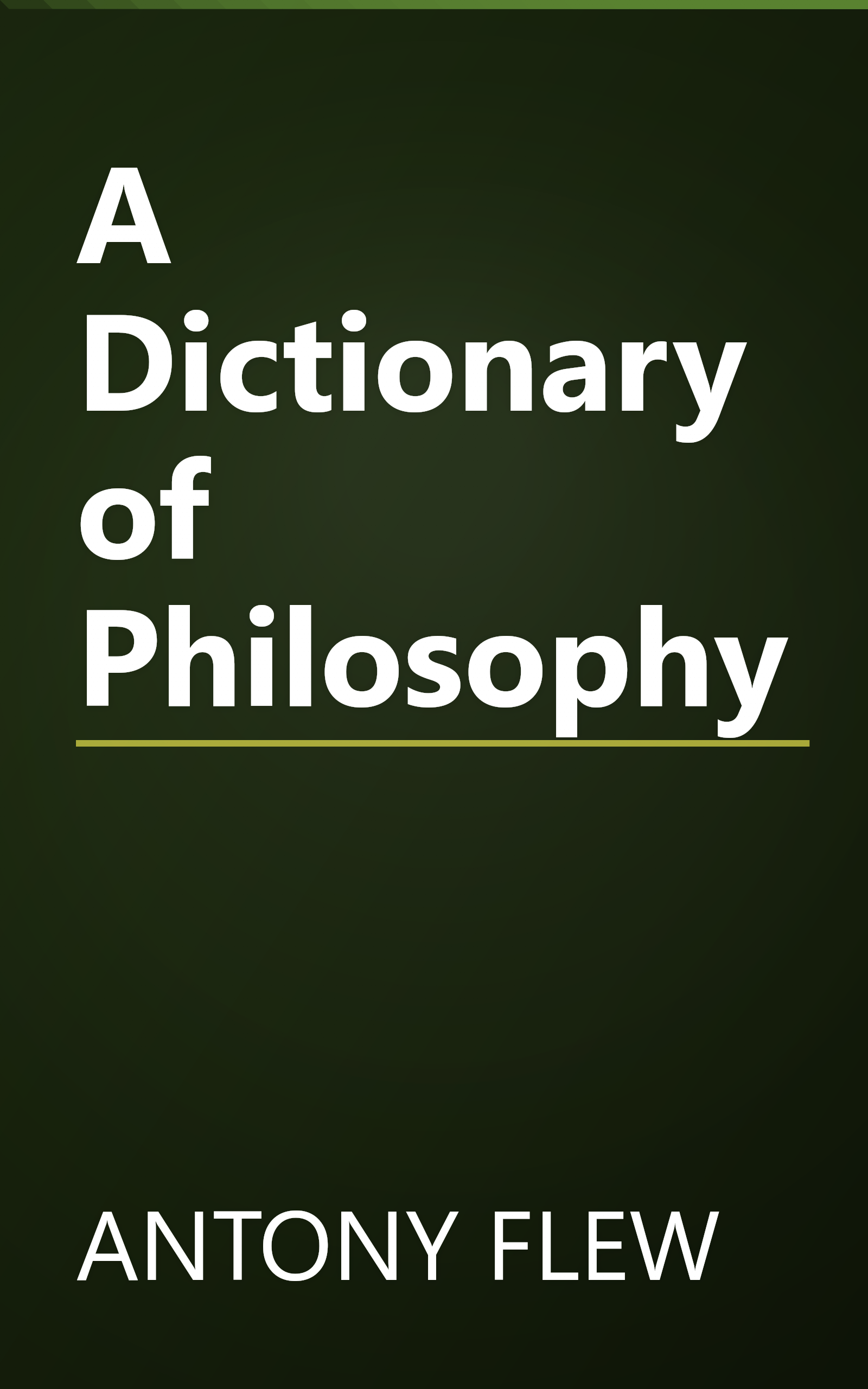 A Dictionary of Philosophy book cover