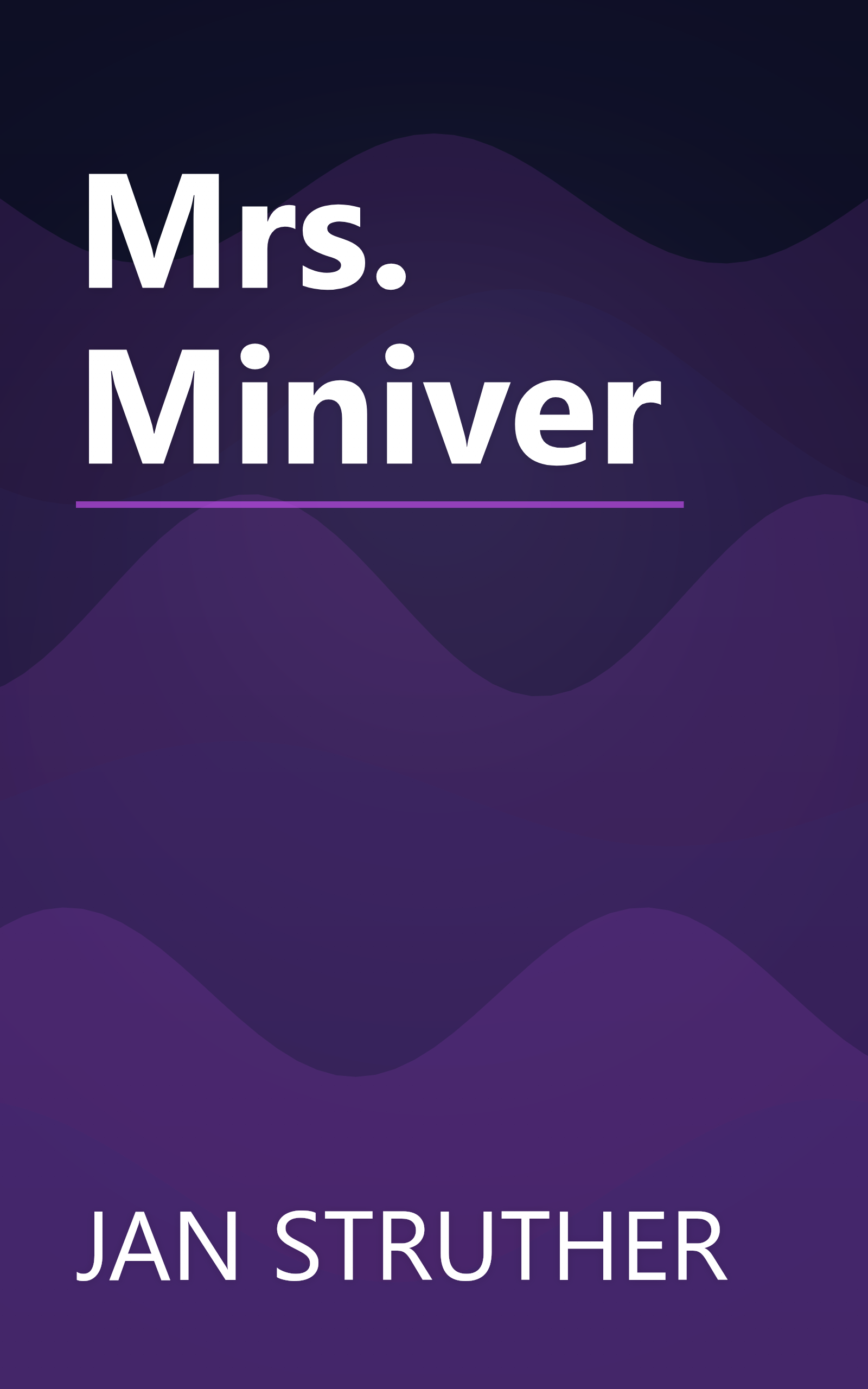 Mrs. Miniver book cover