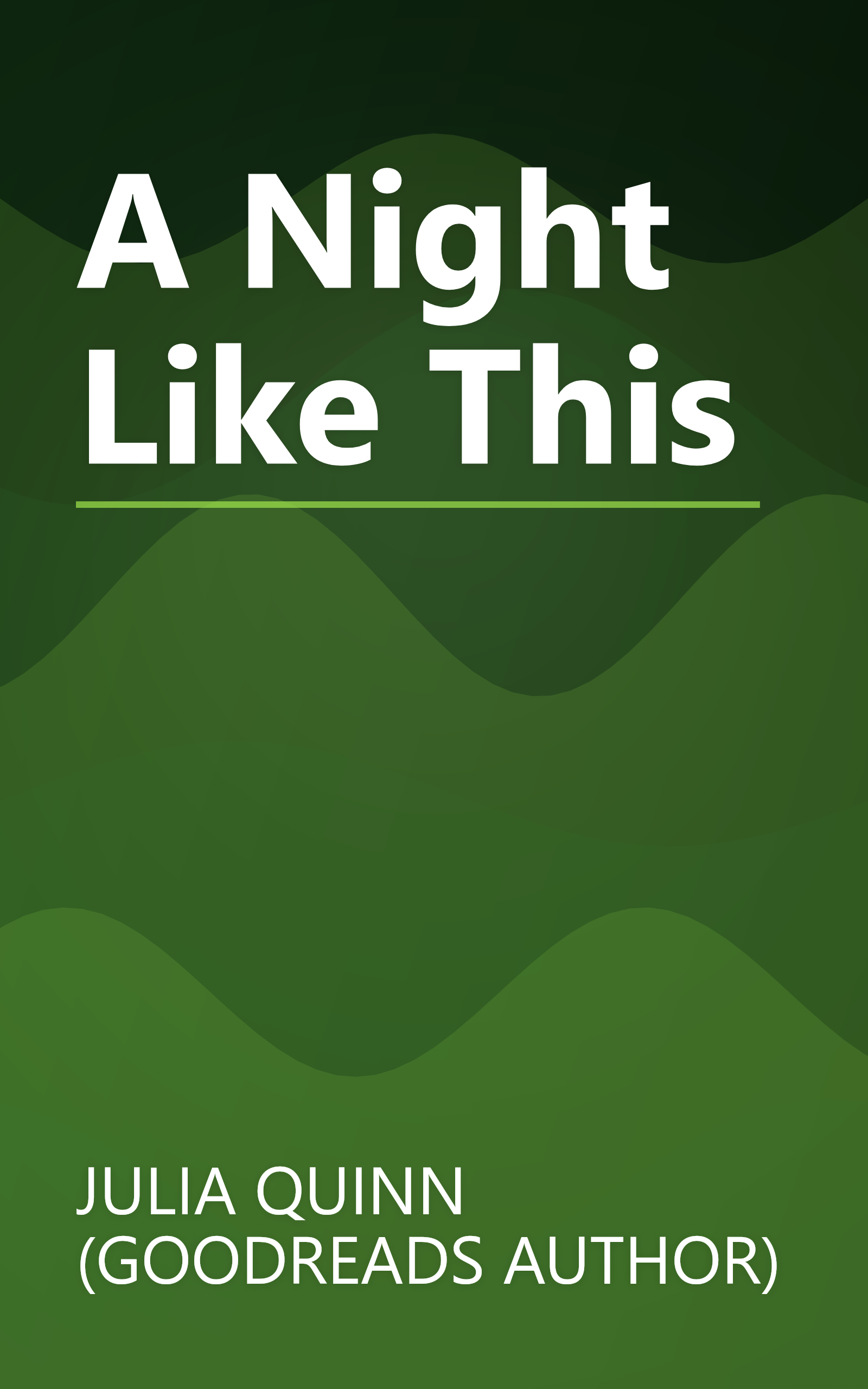 A Night Like This book cover