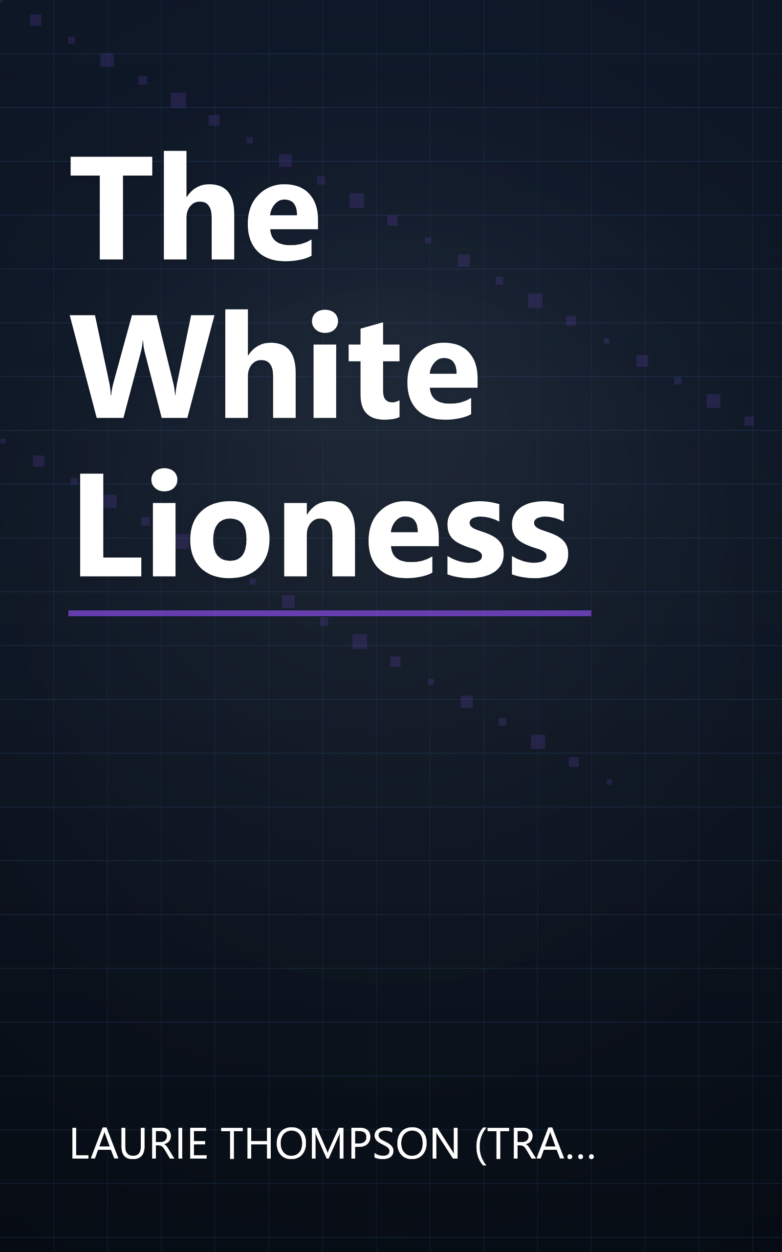 The White Lioness book cover