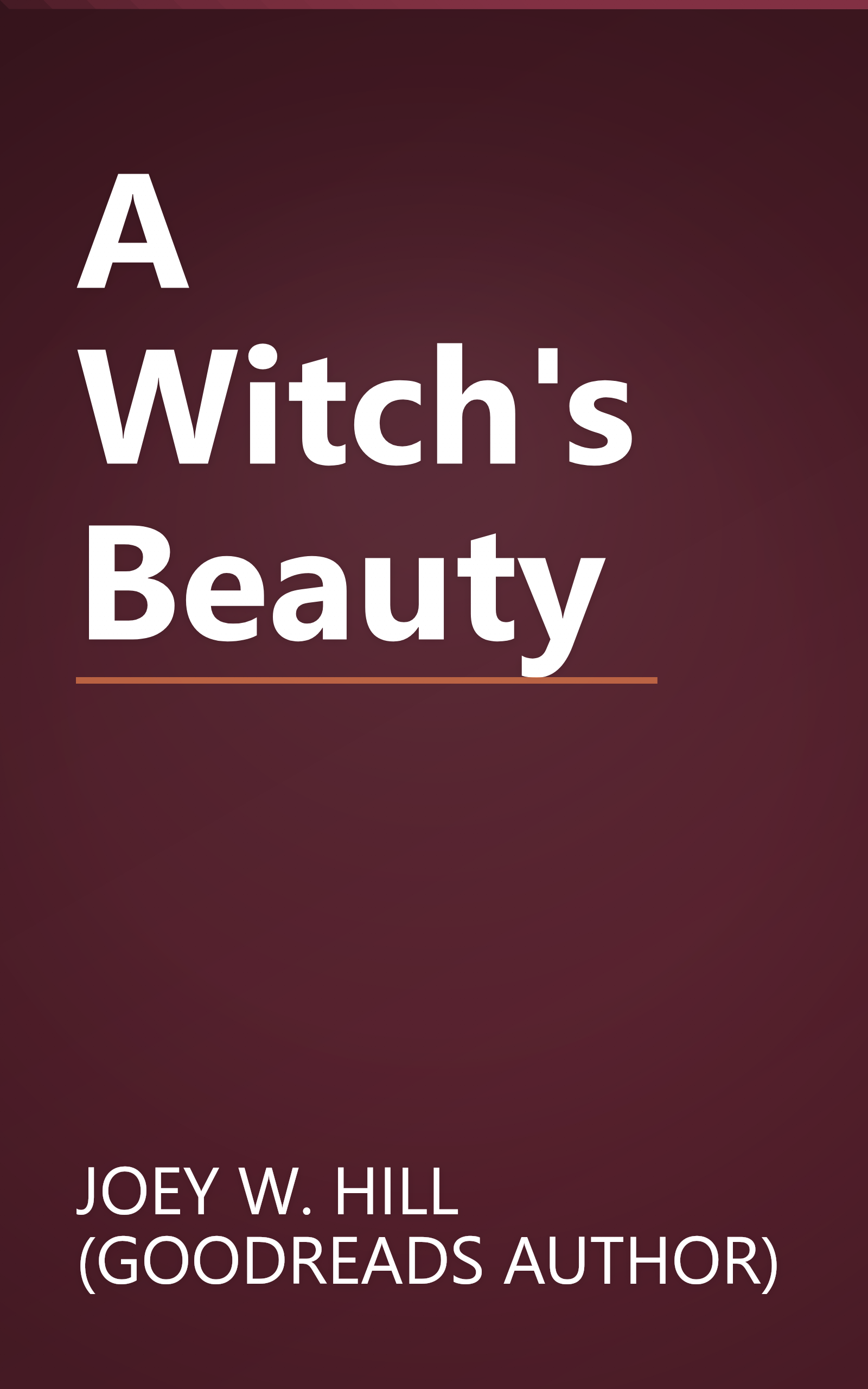 A Witch's Beauty book cover