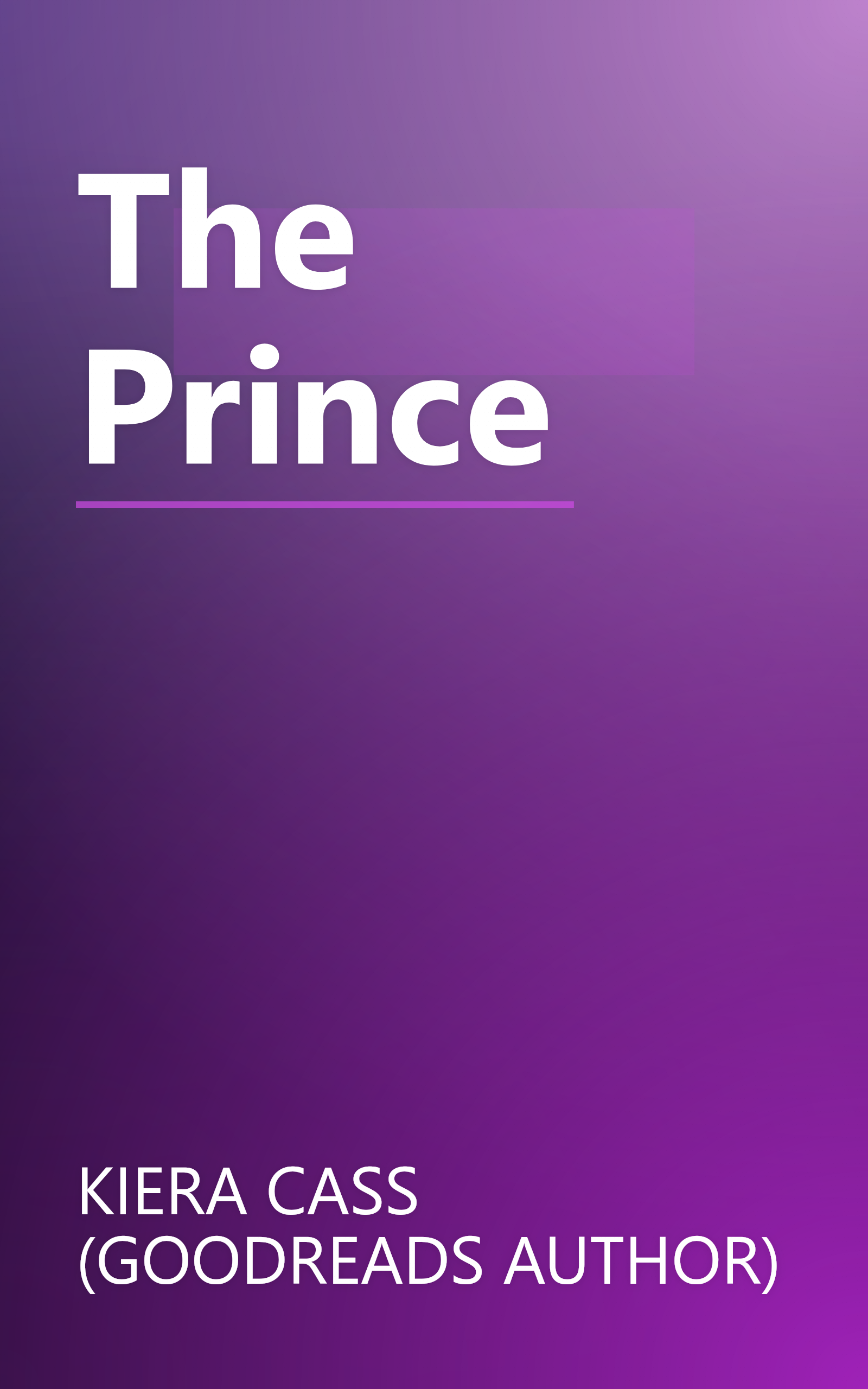 The Prince book cover