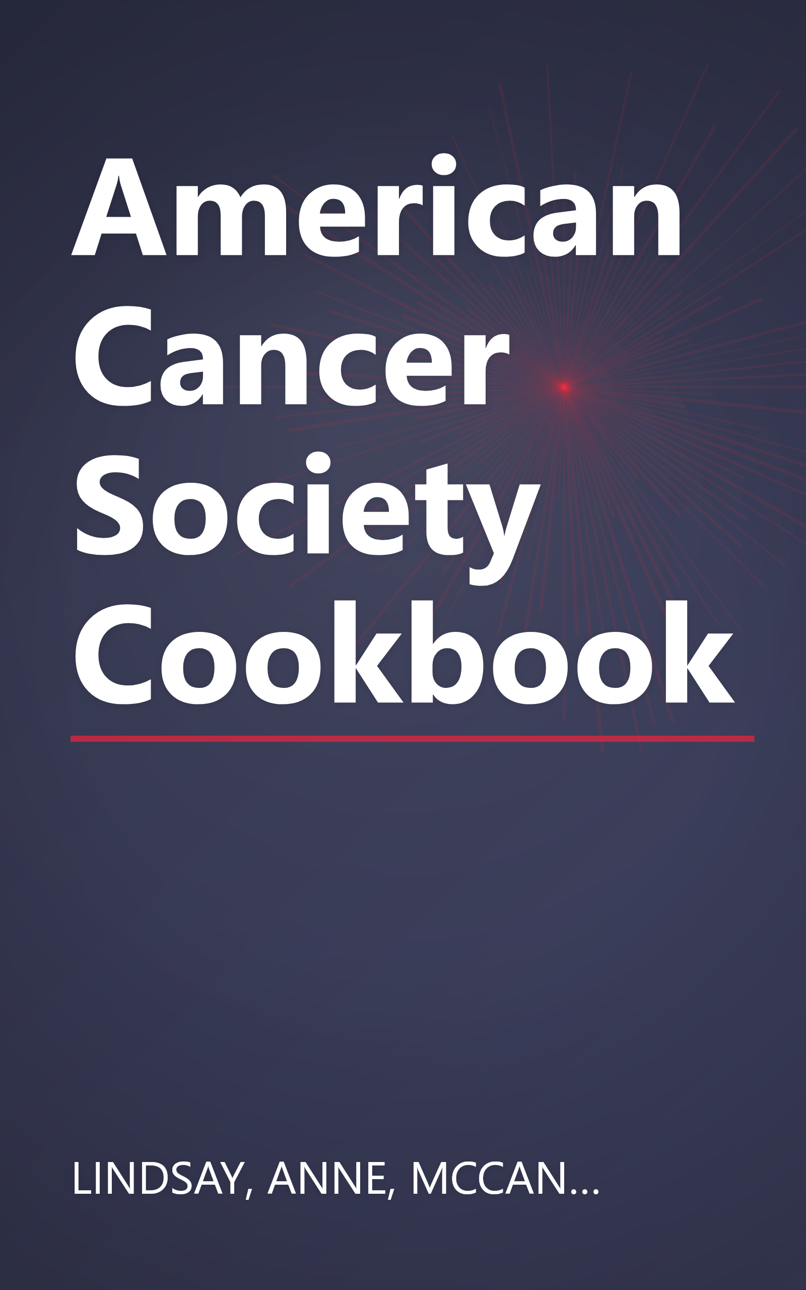 American Cancer Society Cookbook book cover