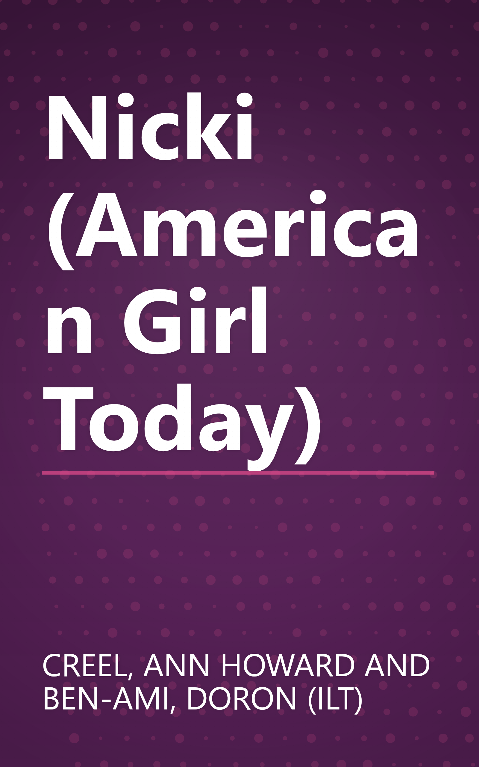 Nicki (American Girl Today) book cover