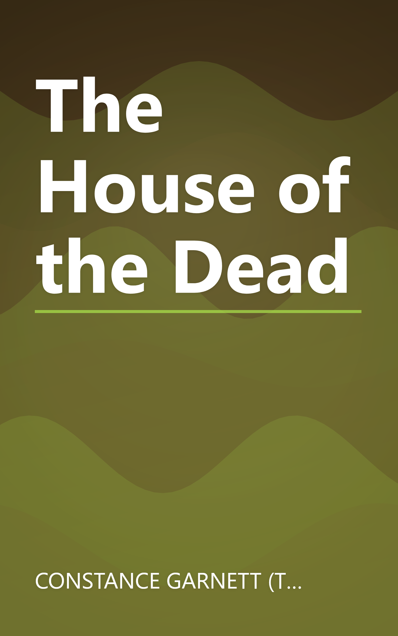 The House of the Dead book cover