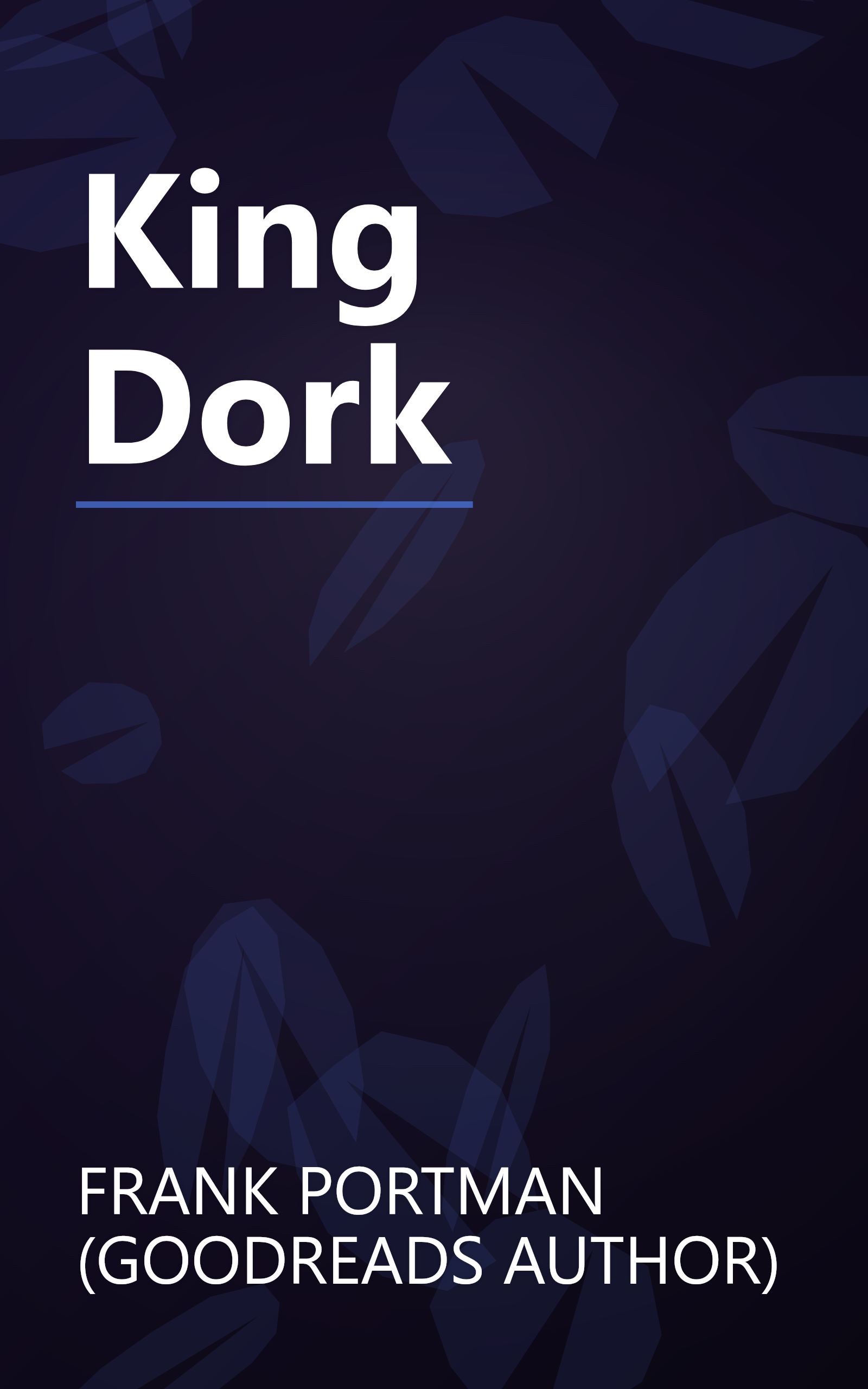 King Dork book cover