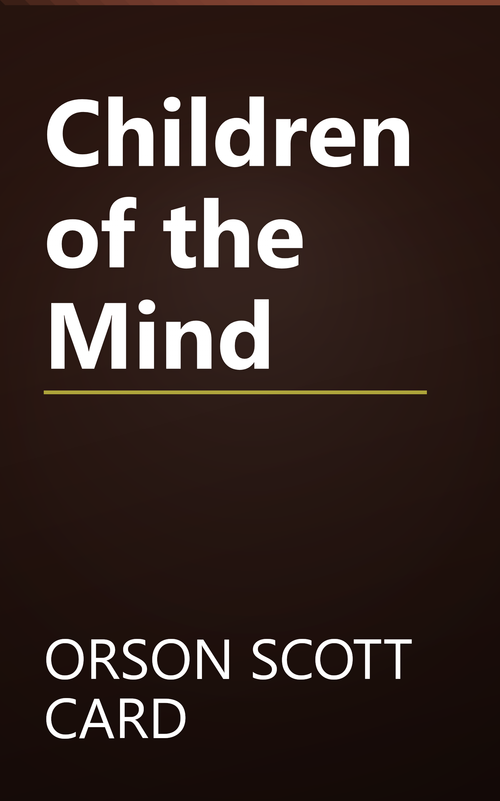 Children of the Mind book cover