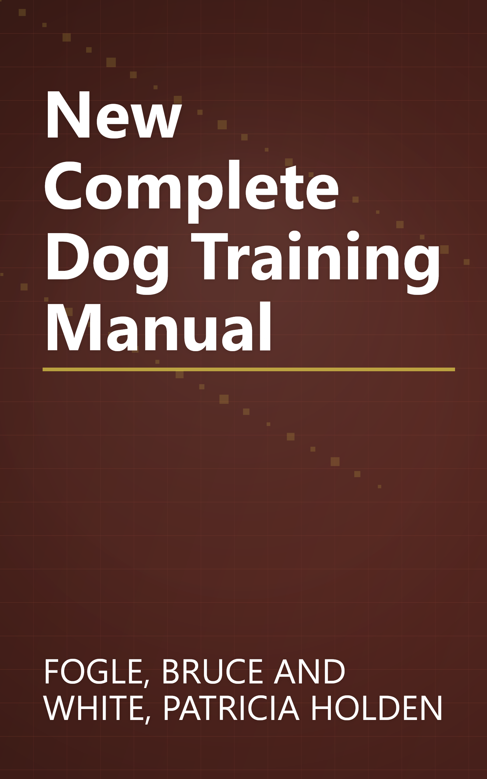 New Complete Dog Training Manual book cover