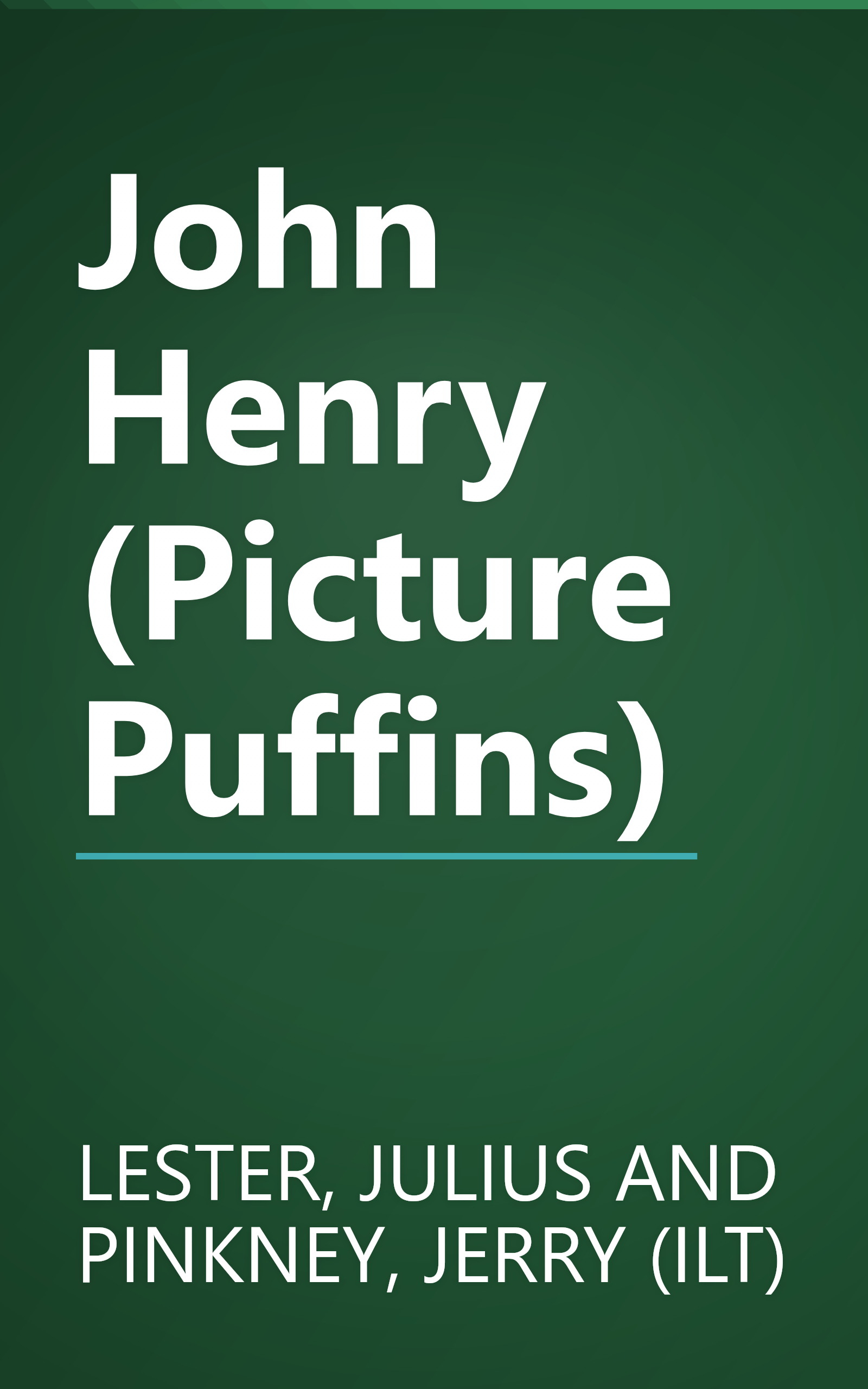 John Henry (Picture Puffins) book cover