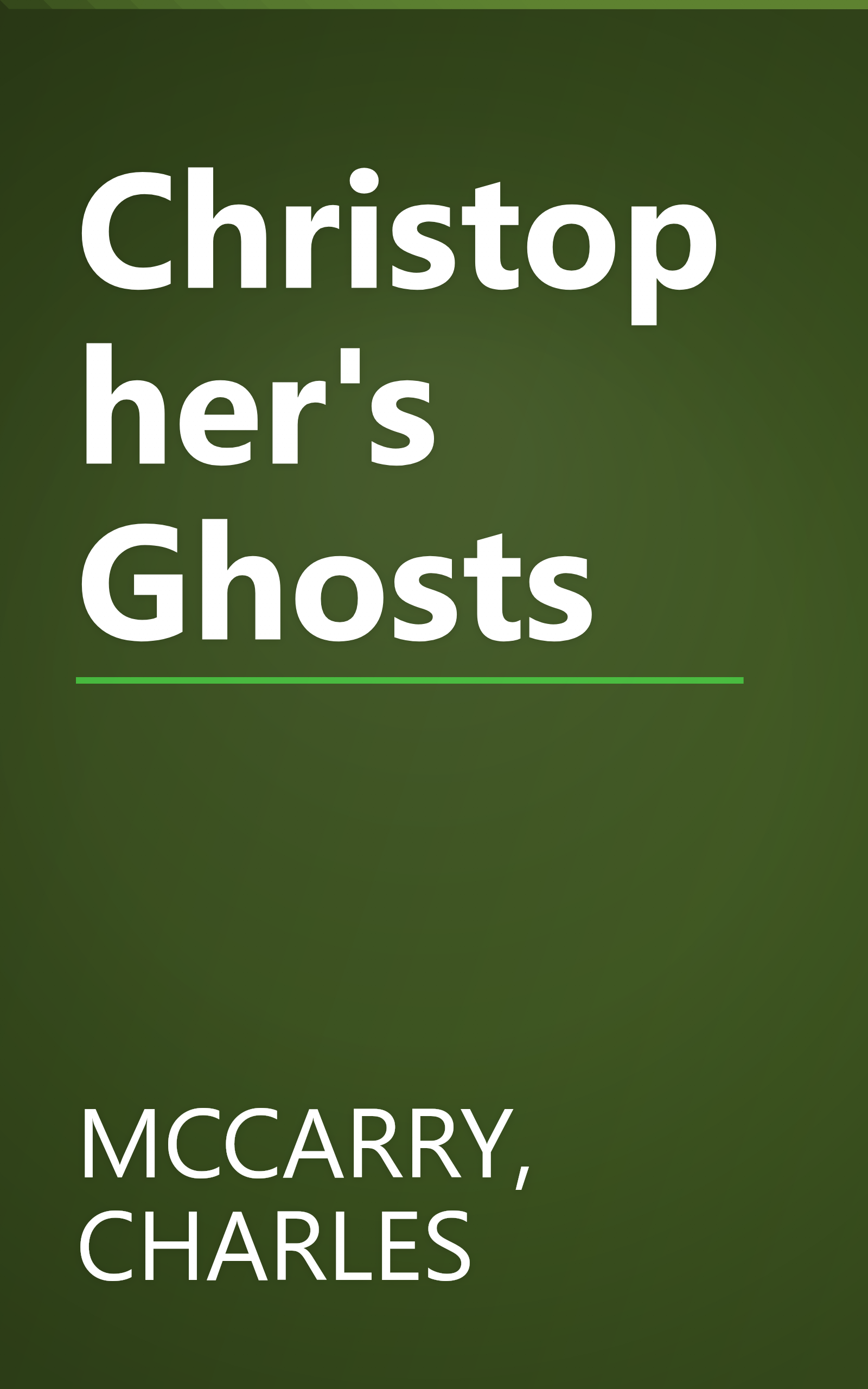 Christopher's Ghosts book cover