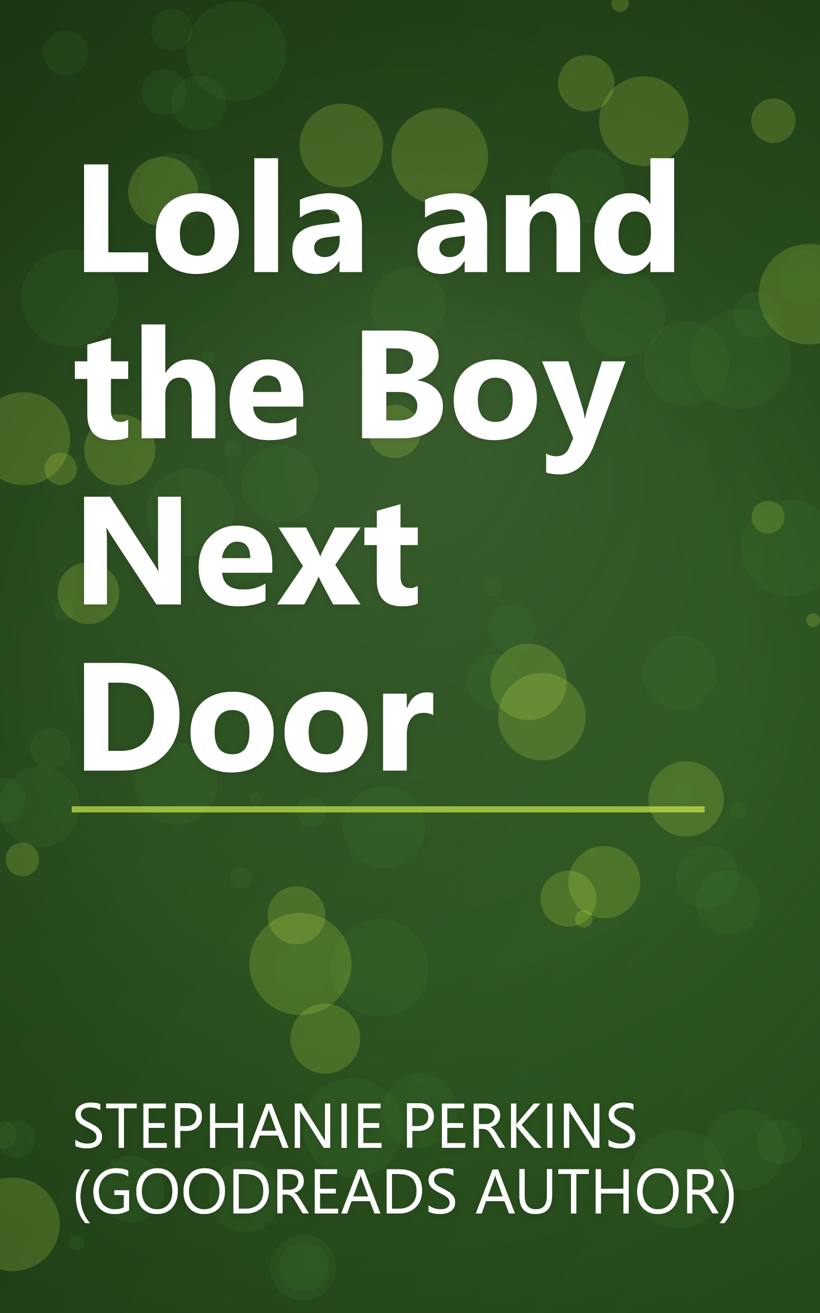 Lola and the Boy Next Door book cover