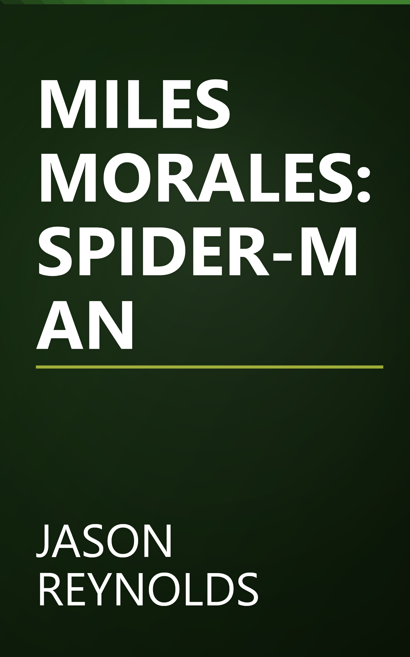 MILES MORALES: SPIDER-MAN book cover