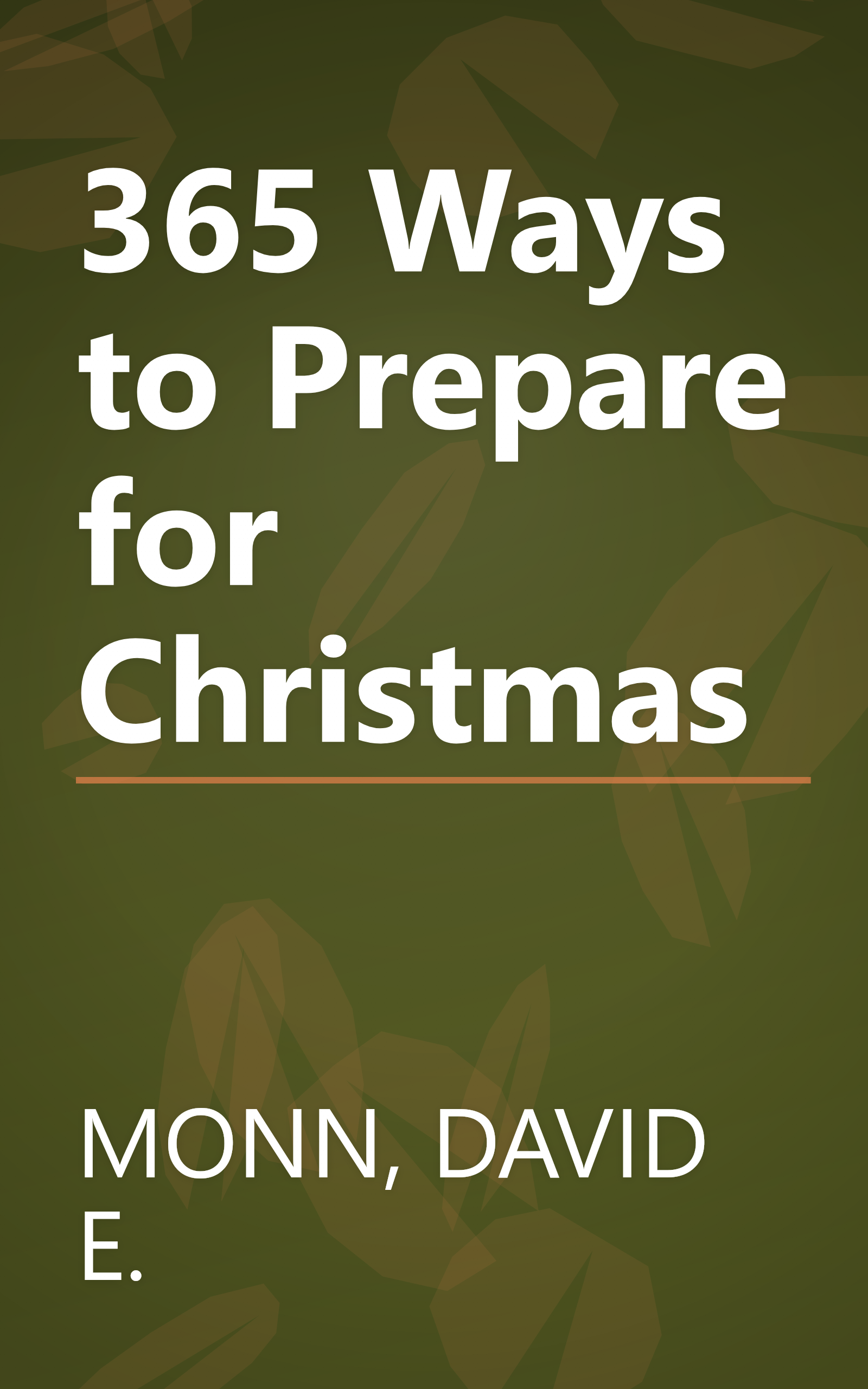 365 Ways to Prepare for Christmas book cover