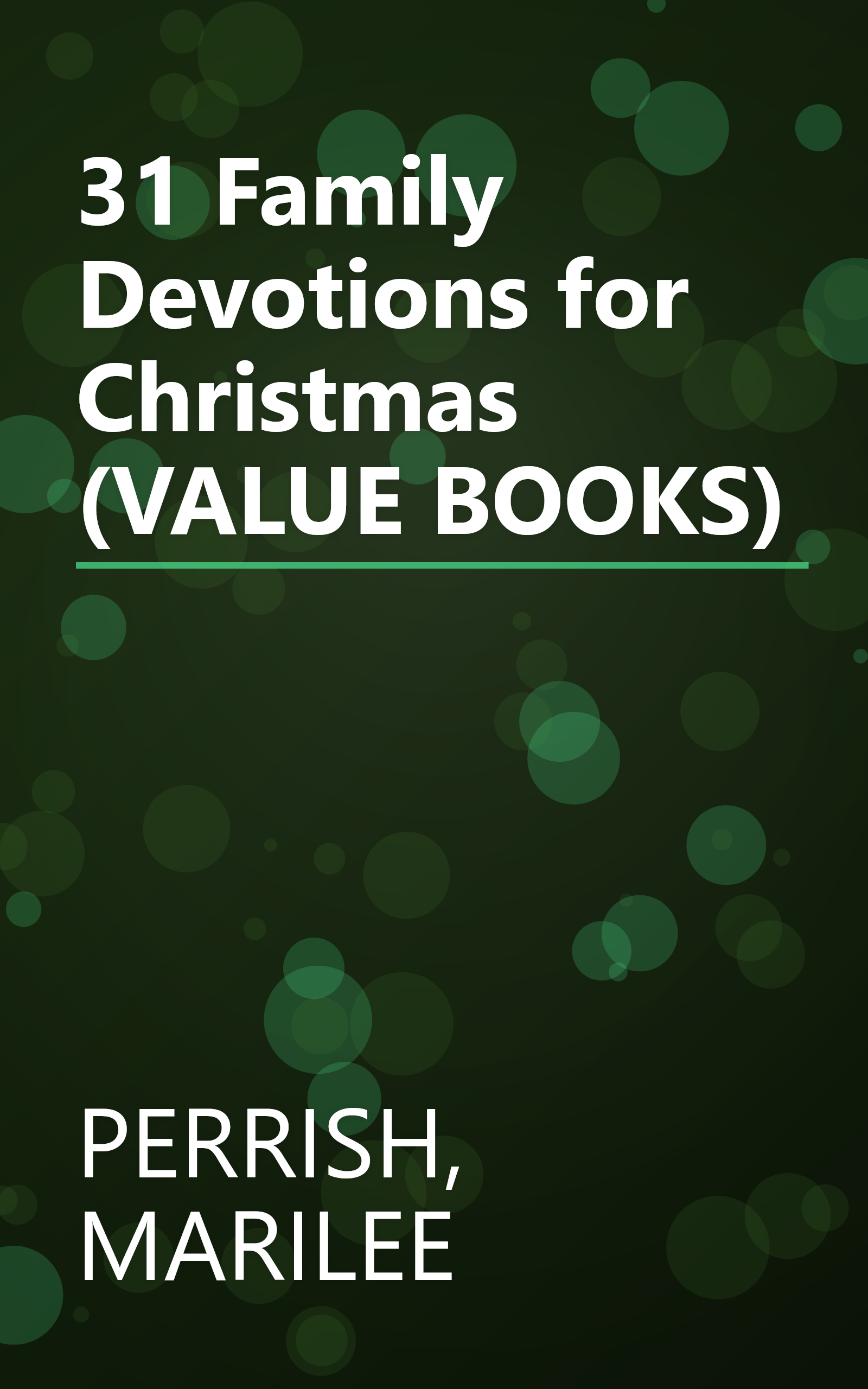 31 Family Devotions for Christmas (VALUE BOOKS) book cover