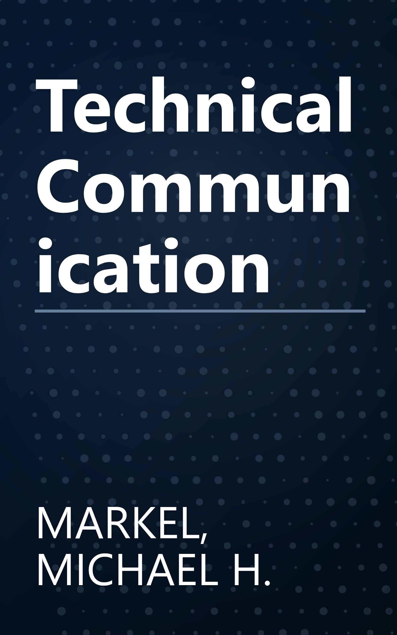 Technical Communication book cover