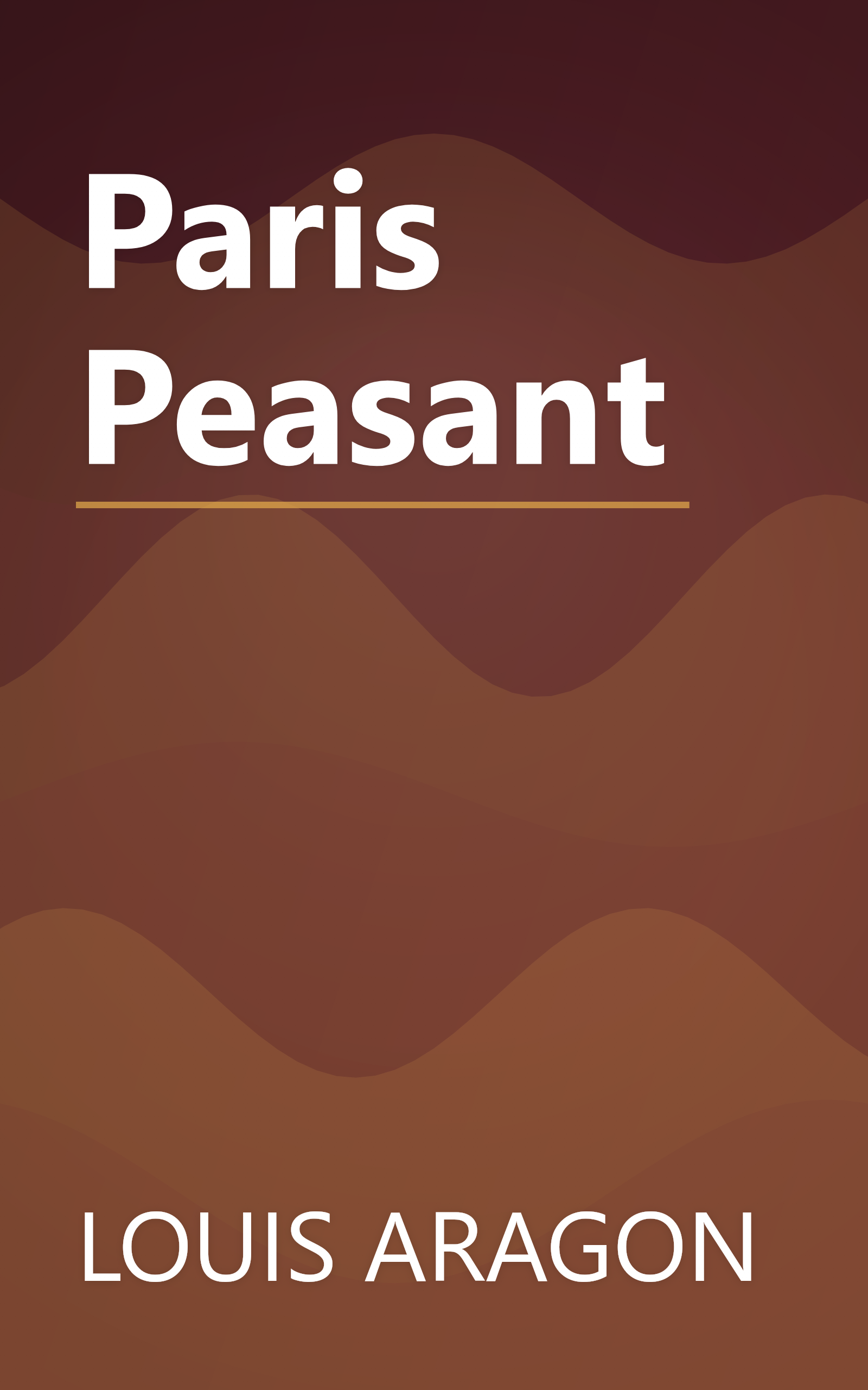 Paris Peasant book cover